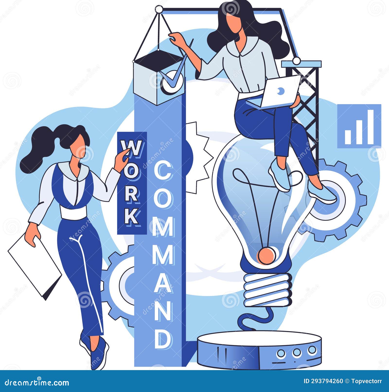 Team Solving Problems Problem Solving Union and Teamwork Collaborating for Find Idea Stock ...