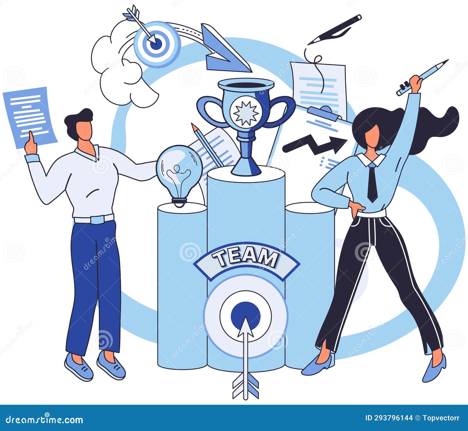 Team Solving Problems Support of Help To Solve Problem, Manager ...