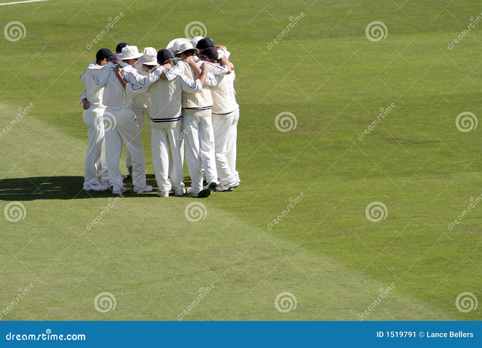 Team spirit stock image. Image of bond, cricketer, cricket - 1519791
