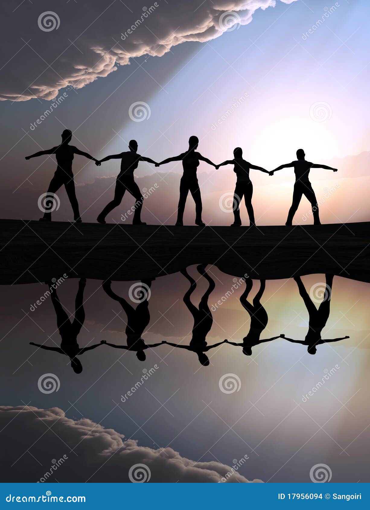 Team Spirit Line Icon. Team Work, Partnership, Team Building Symbol ...