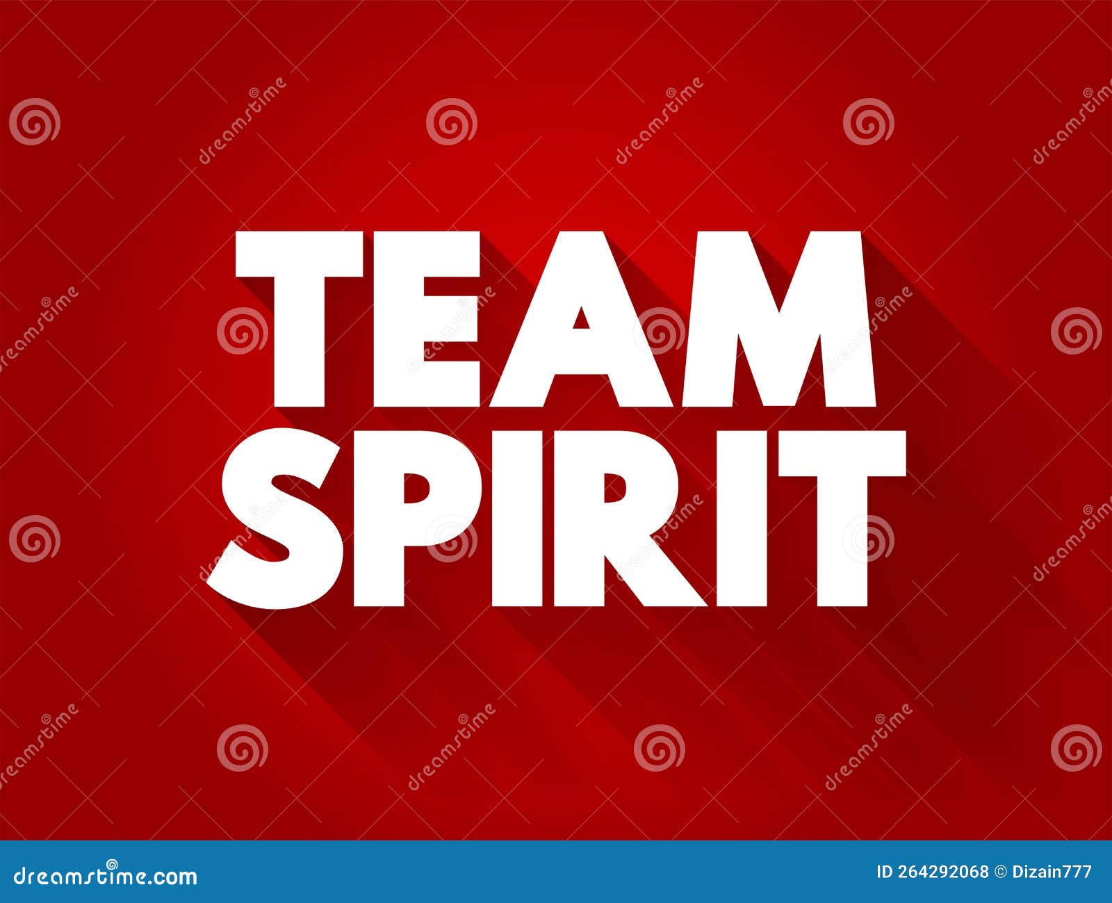 Team Spirit Text Business Concept for Presentations and Reports Stock ...