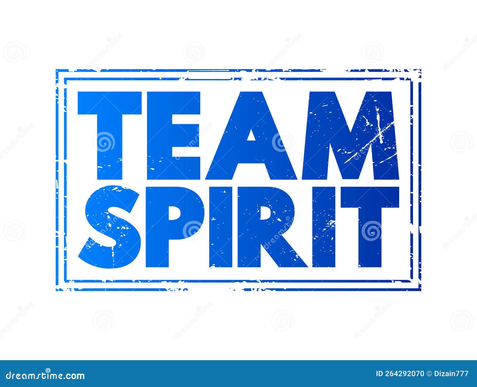 Team Spirit Text Stamp, Business Concept for Presentations and Reports ...