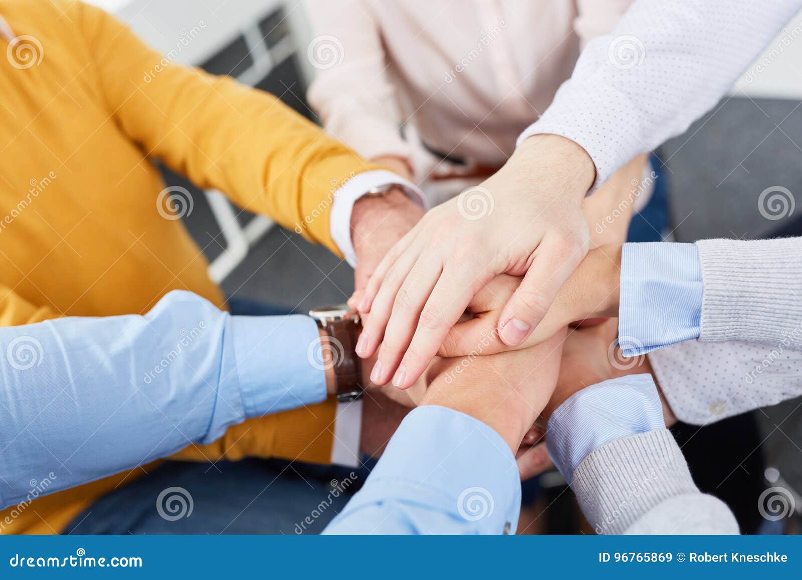 Team stack hands together stock image. Image of support - 96765869