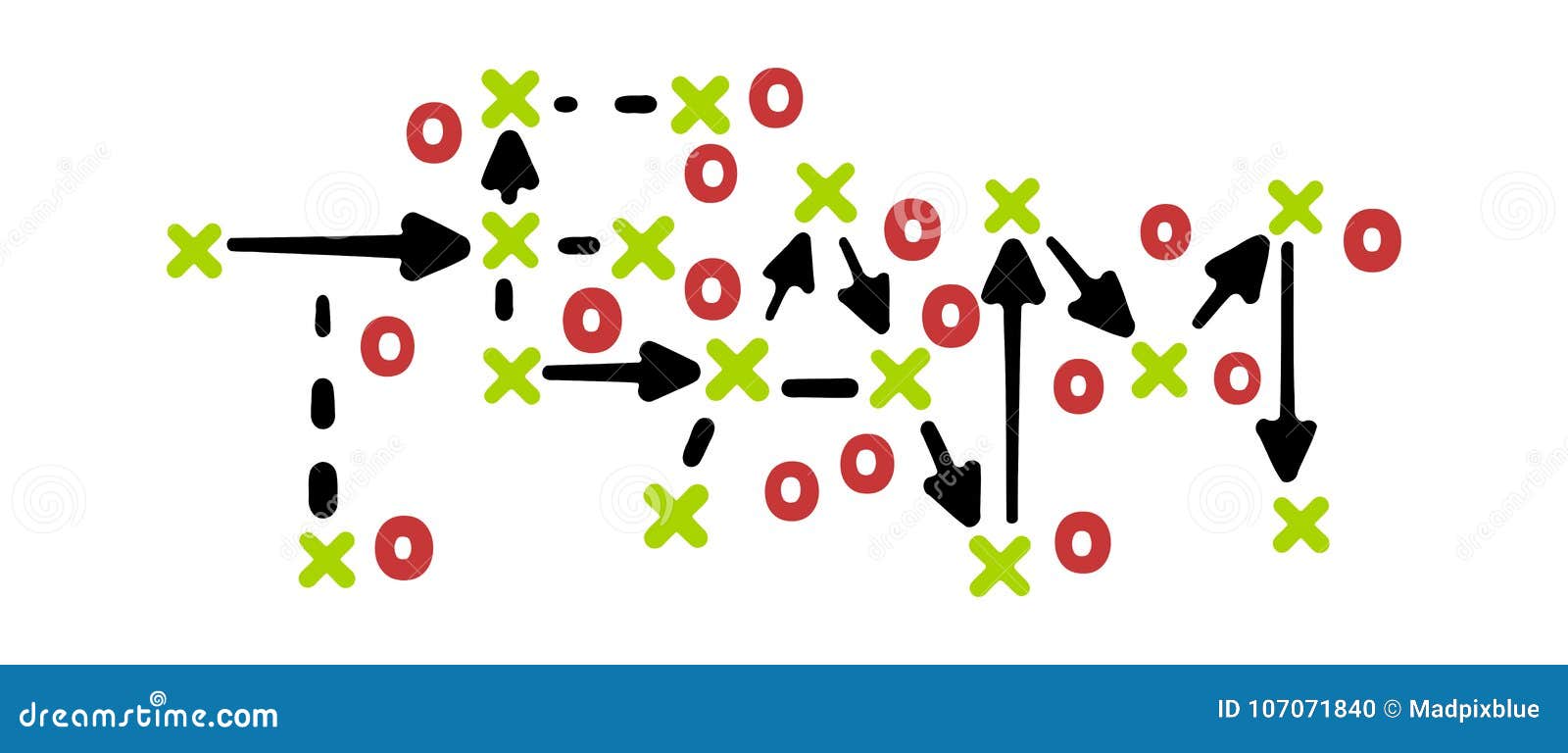 Team Strategy Vector Line Icons Set. Collaboration, Planning, Alignment ...