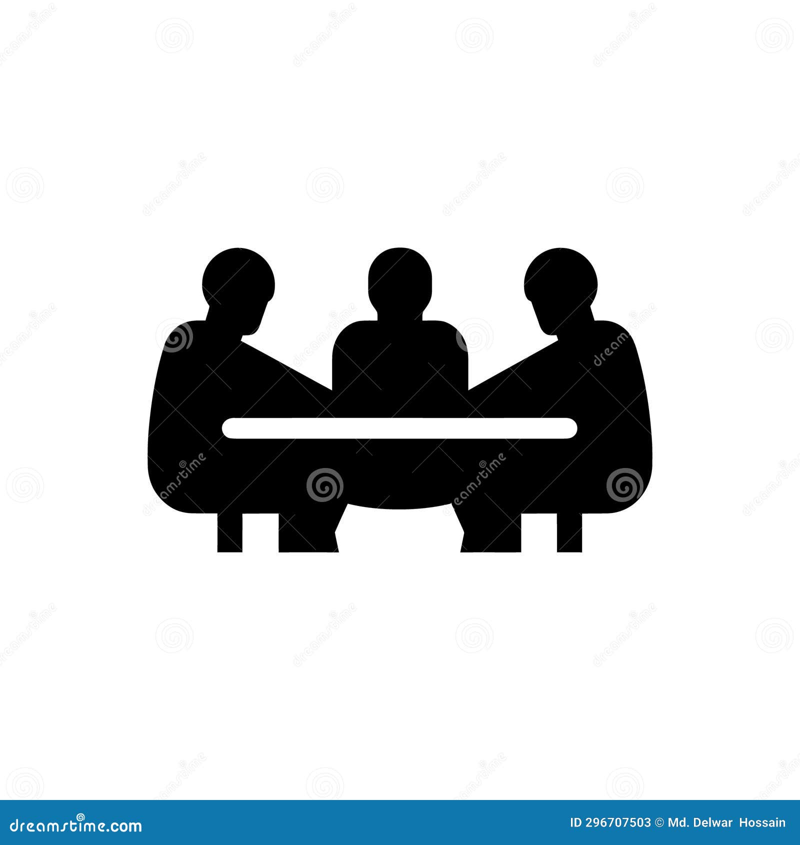 Team Strategy Vector Line Icons Set. Collaboration, Planning, Alignment ...