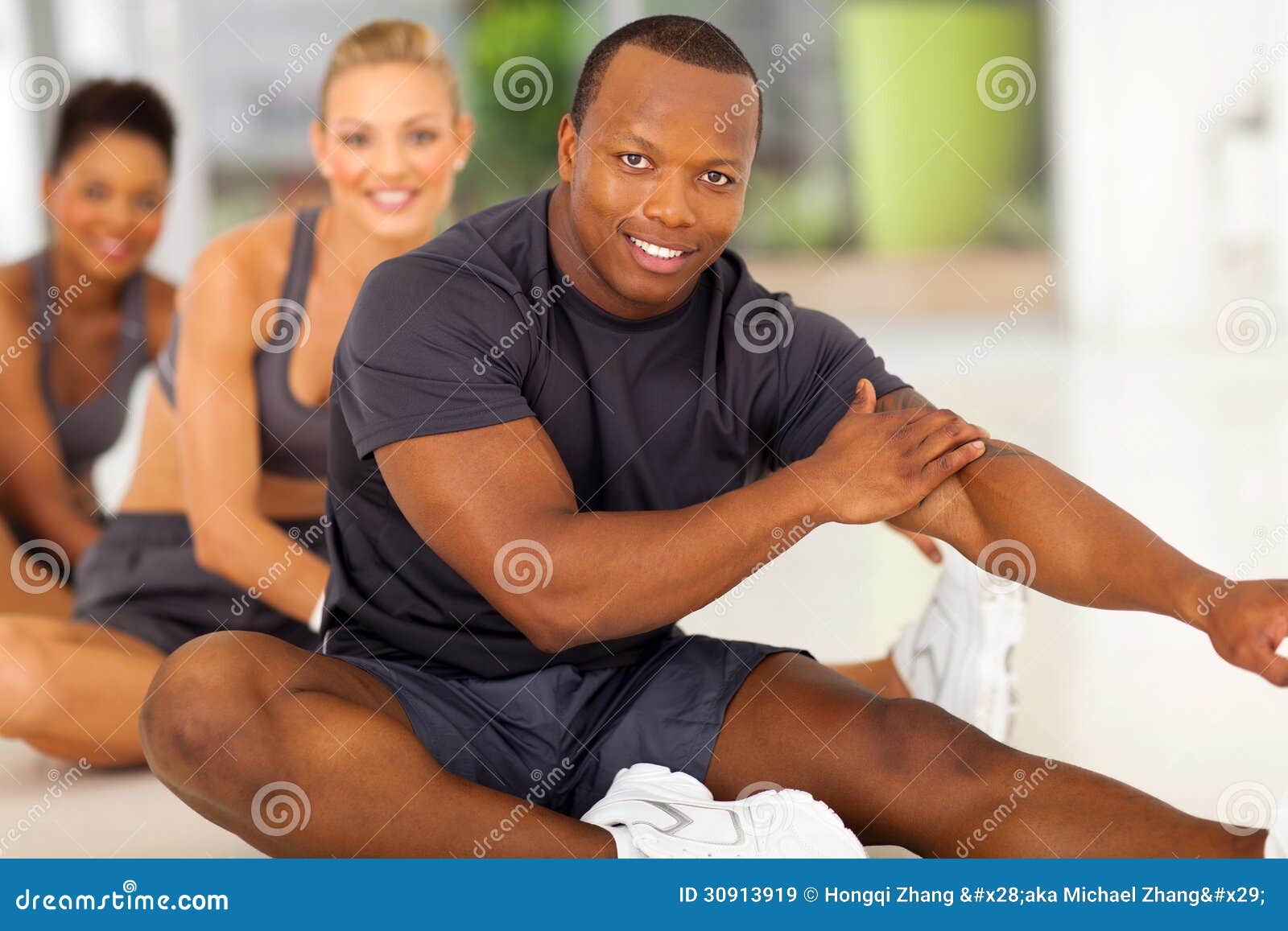 Team stretching exercise stock image. Image of happy - 30913919