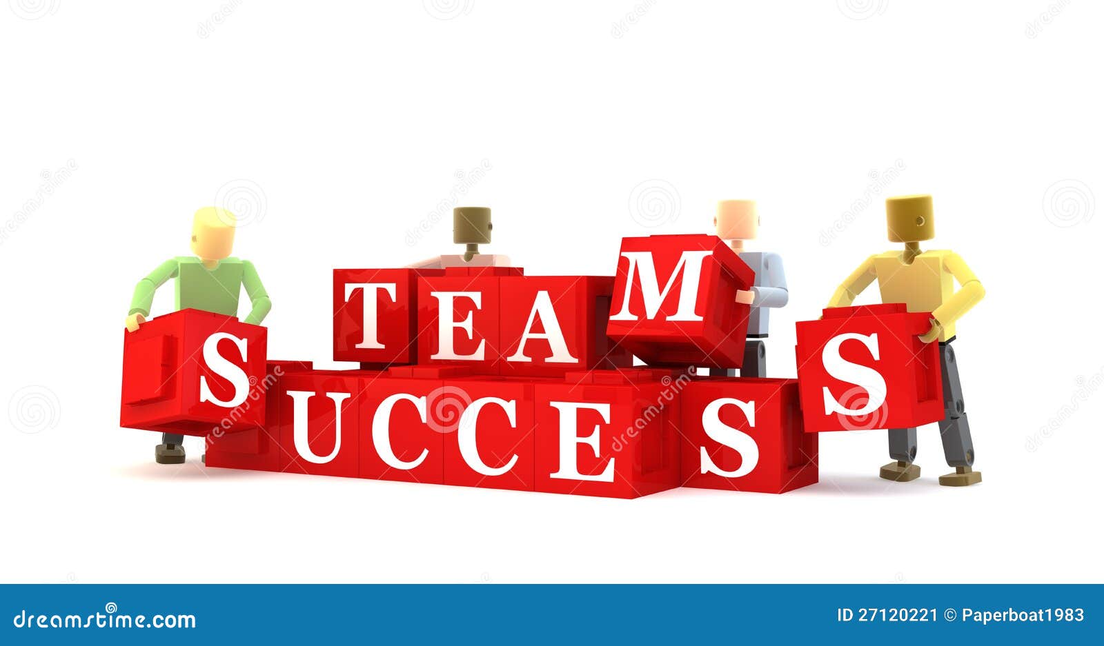 Team success concept stock illustration. Illustration of colleagues ...