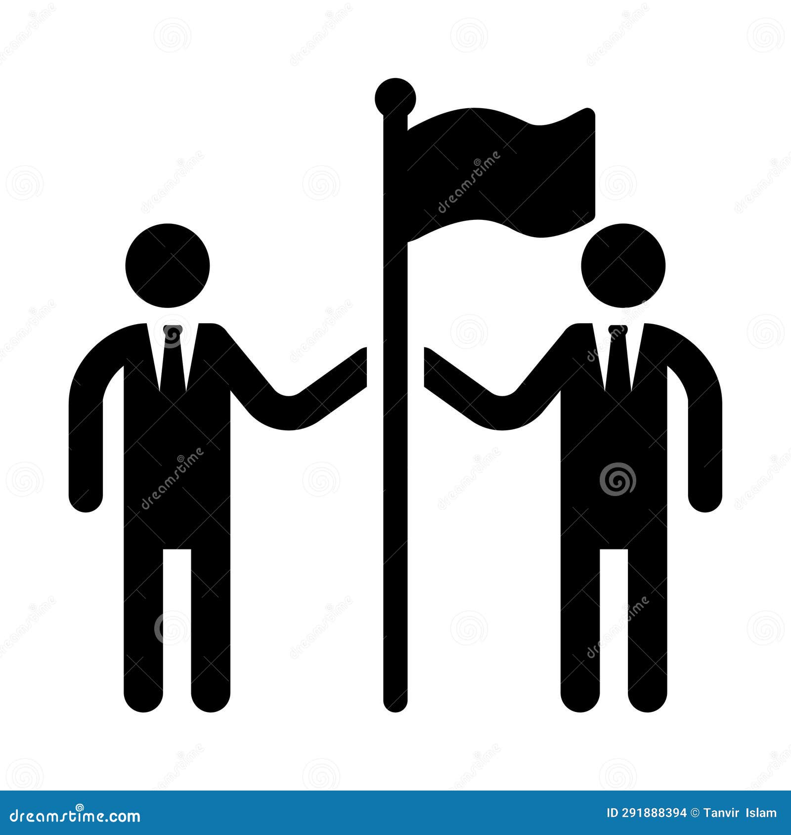 Team Success Icon stock vector. Illustration of symbol - 291888394