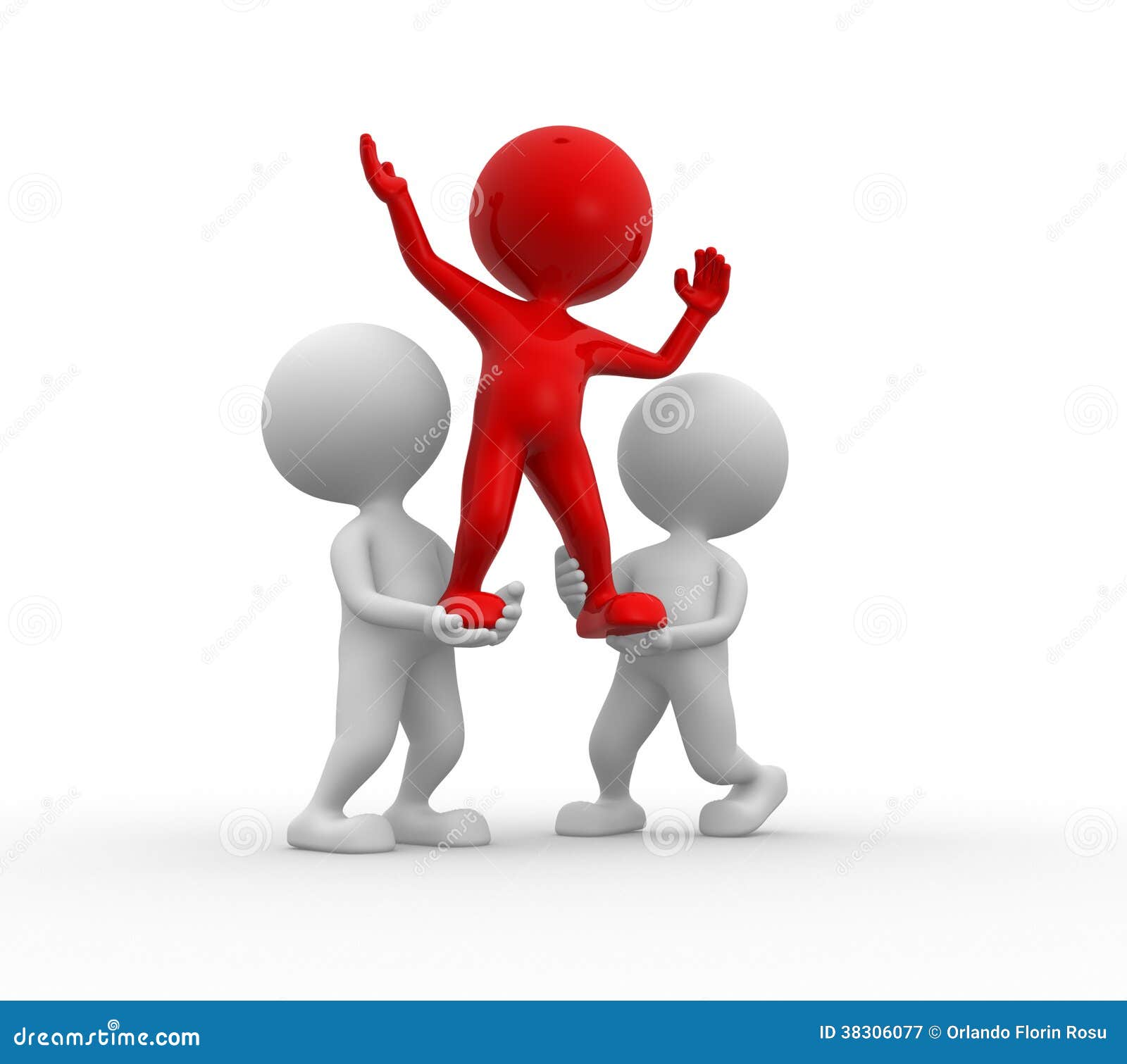 Team Support Royalty Free Stock Photography - Image: 38306077
