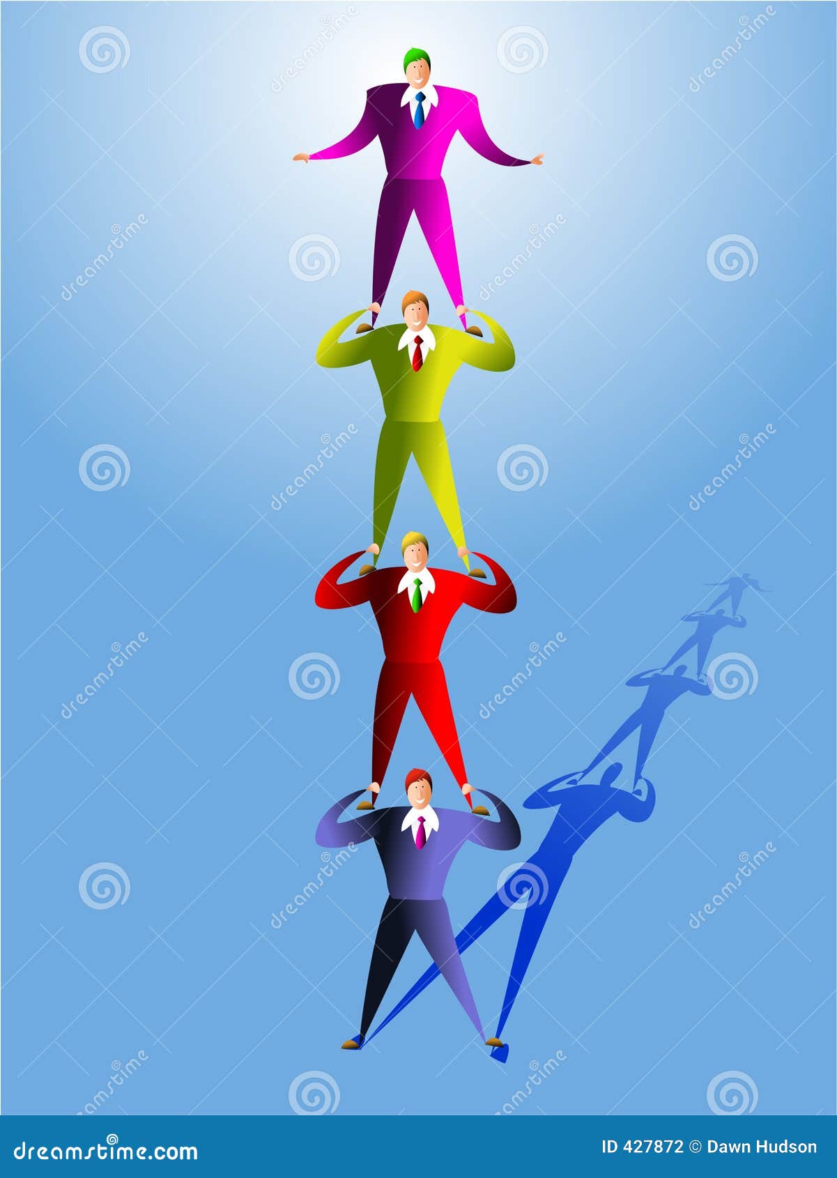 Team support stock illustration. Illustration of clipart - 427872