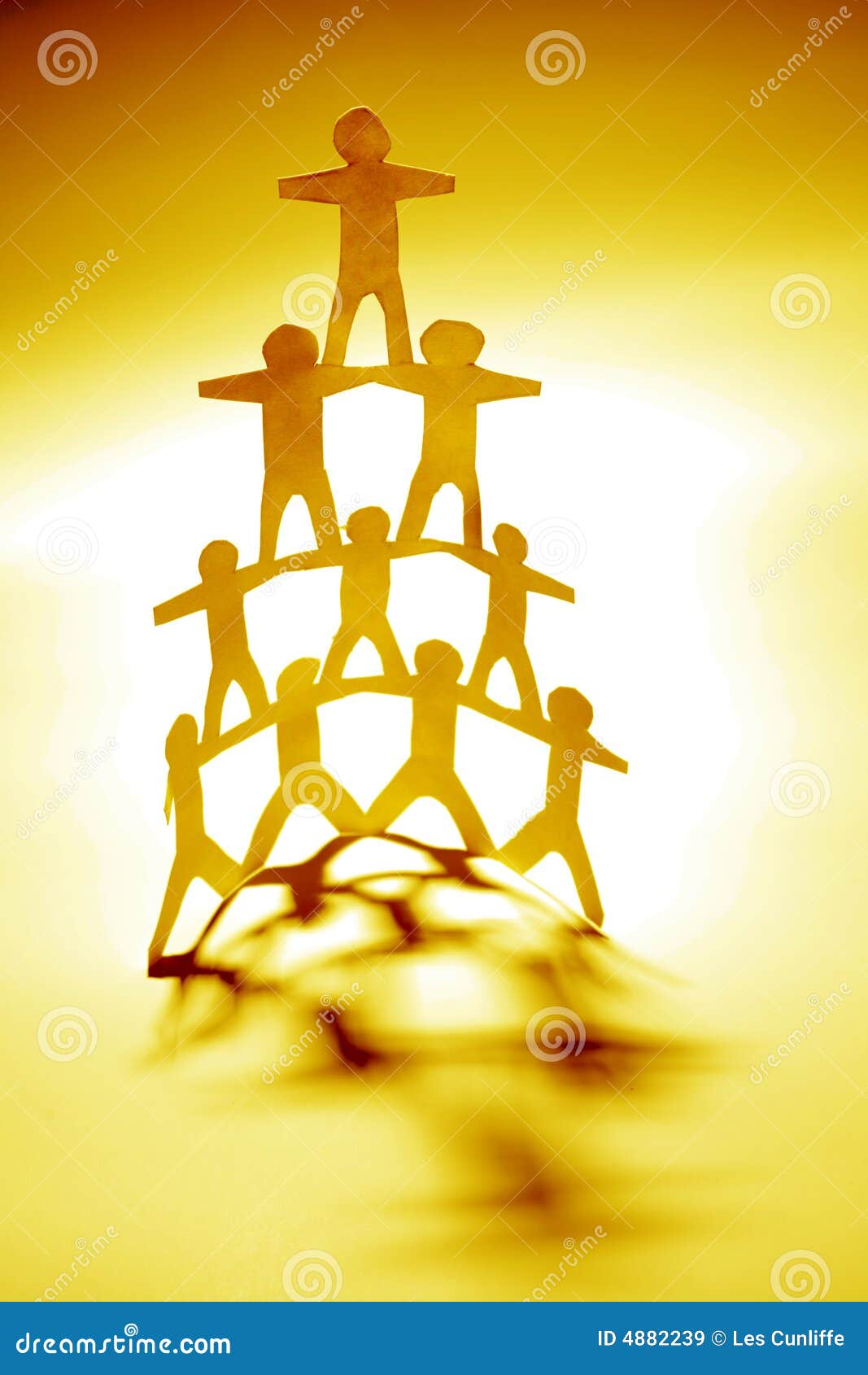 Team support stock image. Image of connected, hands, hierarchy - 4882239