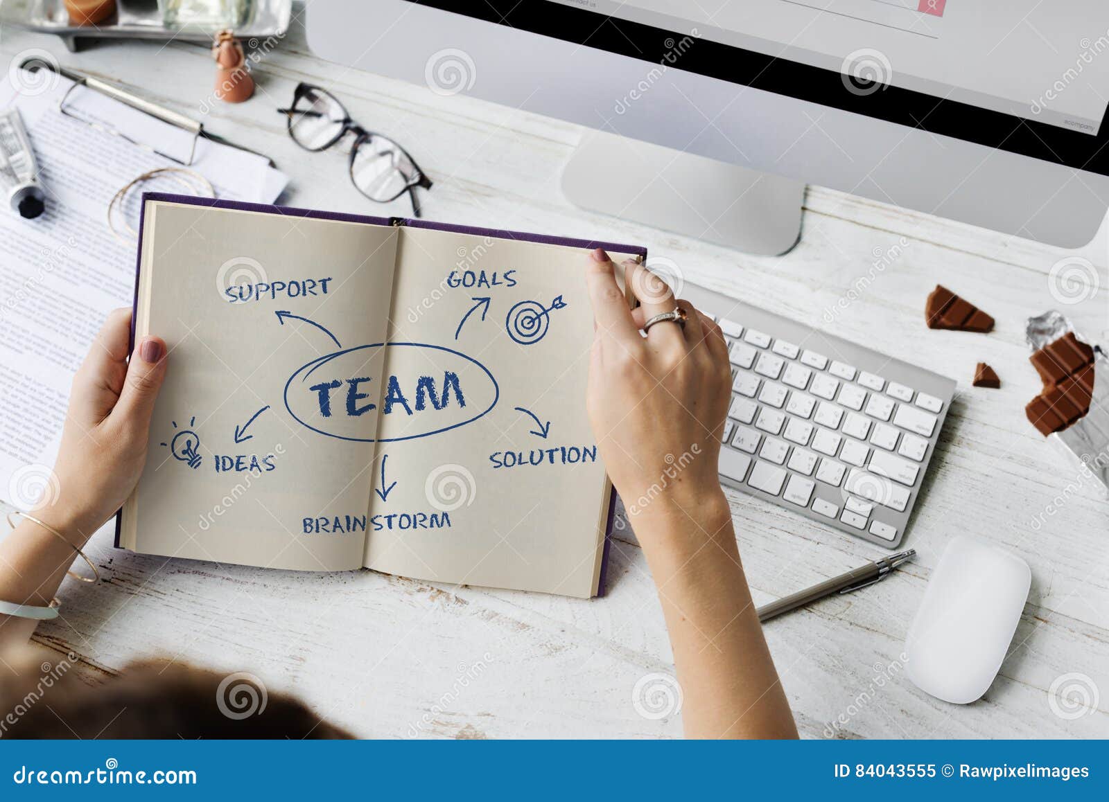 Team Support Ideas Business Concept Stock Image - Image of connection ...