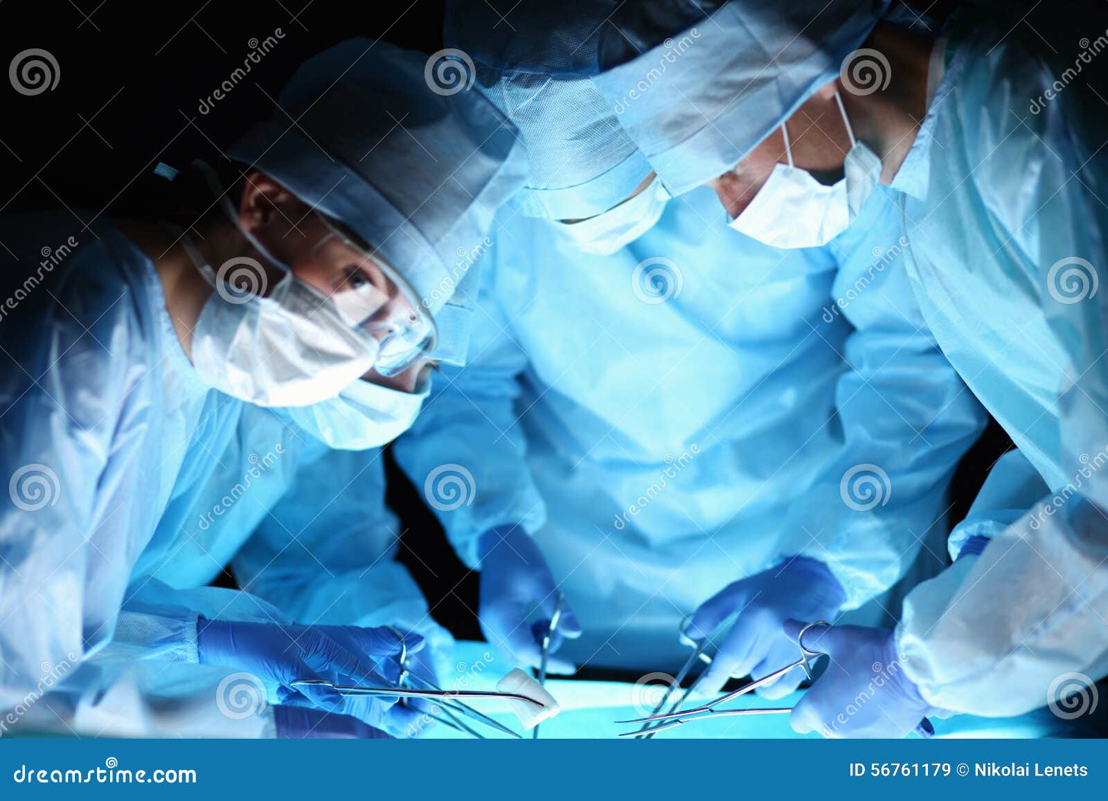 Team Surgeon at Work in Operating Room Stock Image - Image of clinical ...