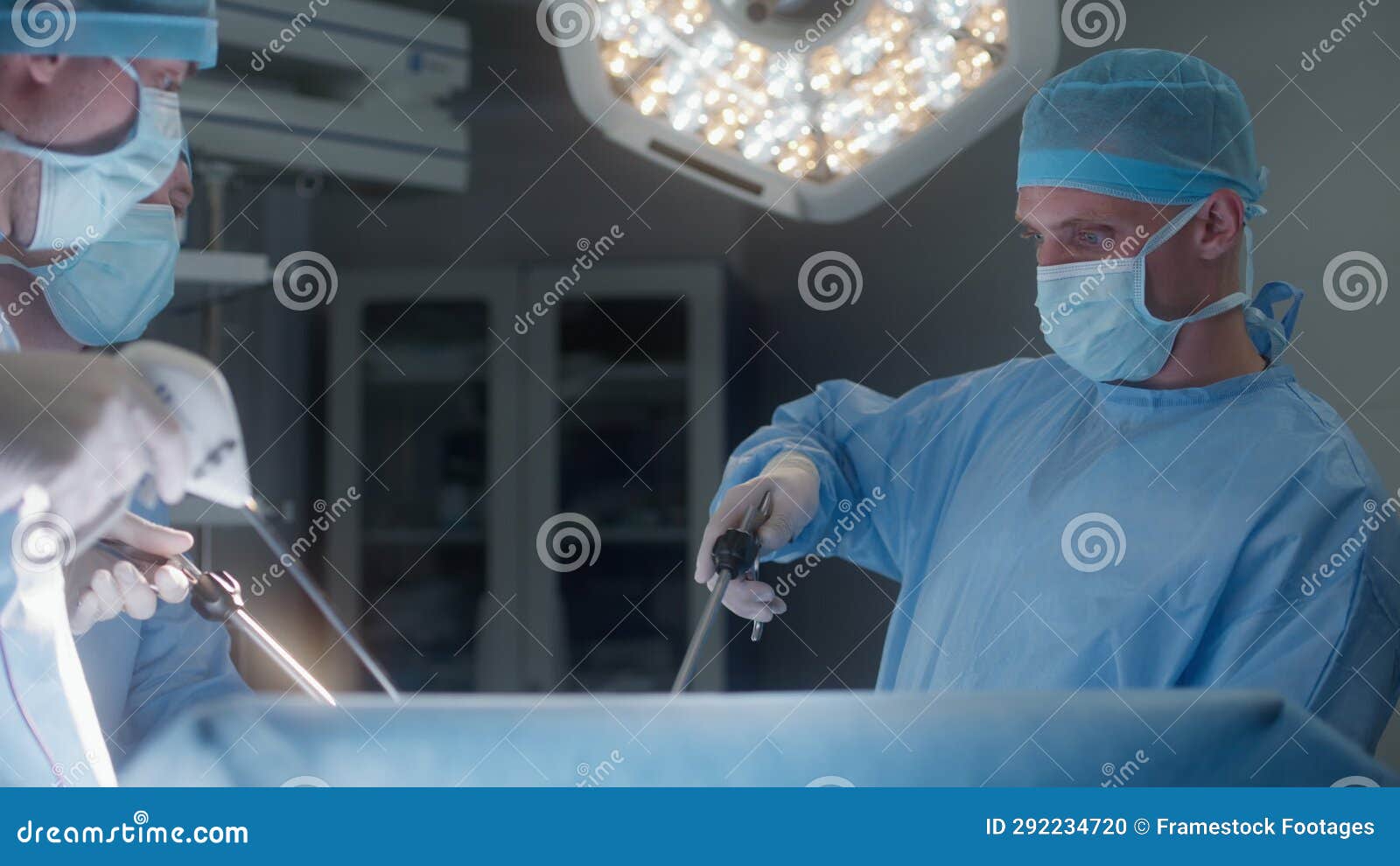 Team of Surgeons Use Laparoscopic Instruments Stock Footage - Video of ...