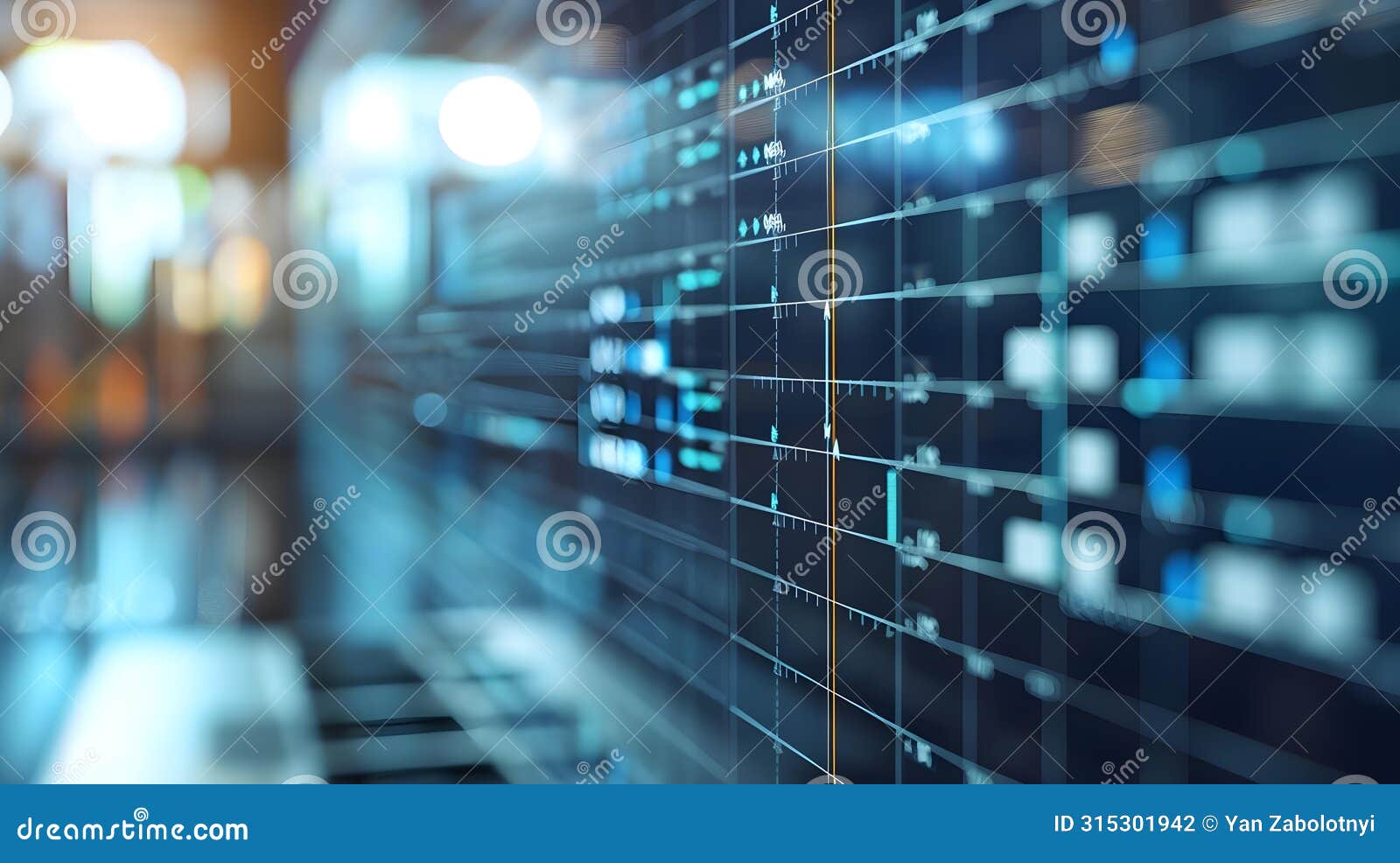 Team Synchronizing Tasks with Sleek Gantt Chart Software. Concept ...