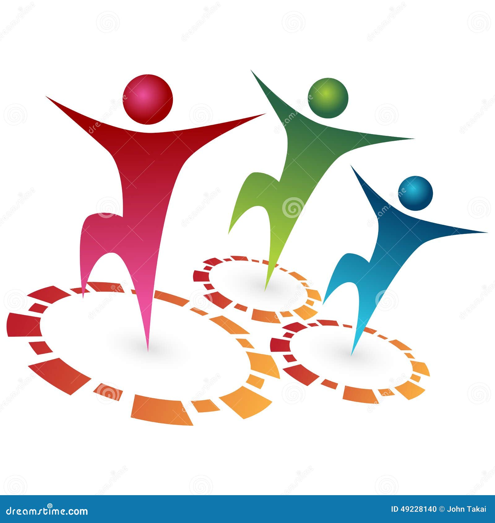 Team Synergy ilustración del vector. Ilustración de sinergia - 49228140