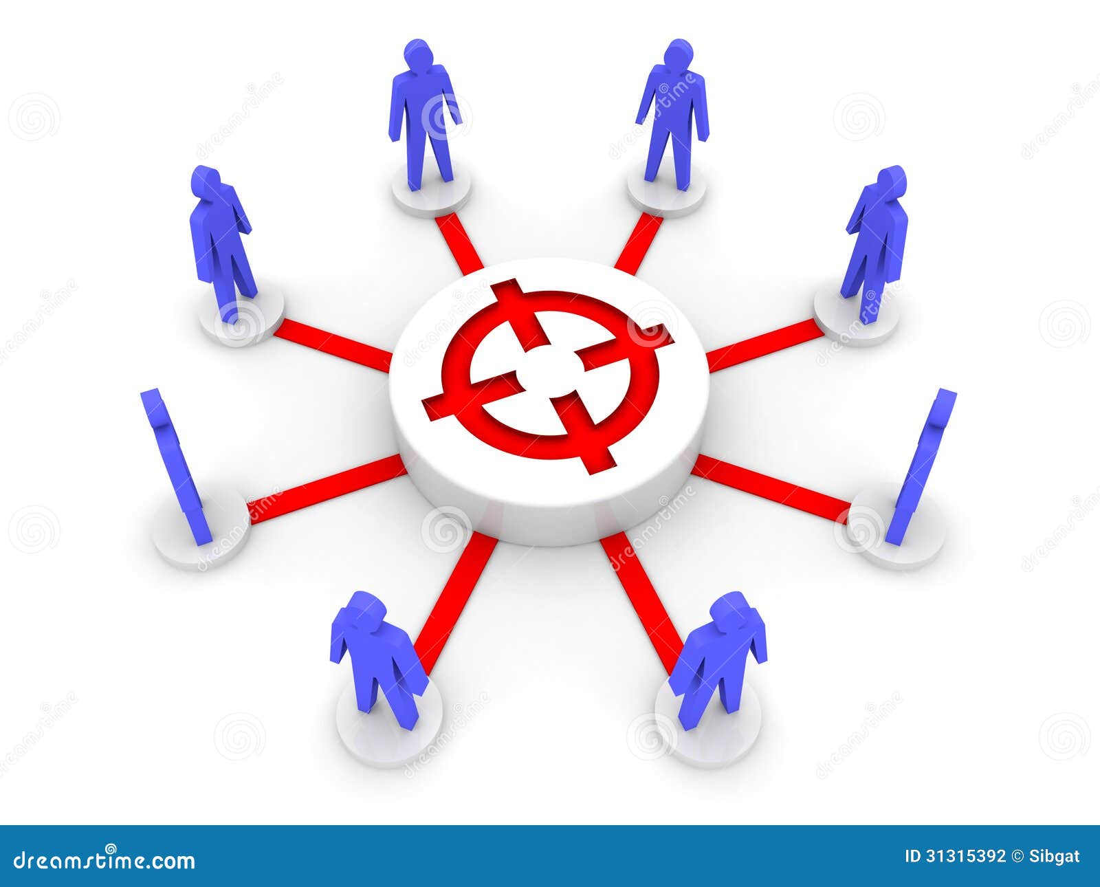 Team Target Logo Vector Illustration | CartoonDealer.com #92556146
