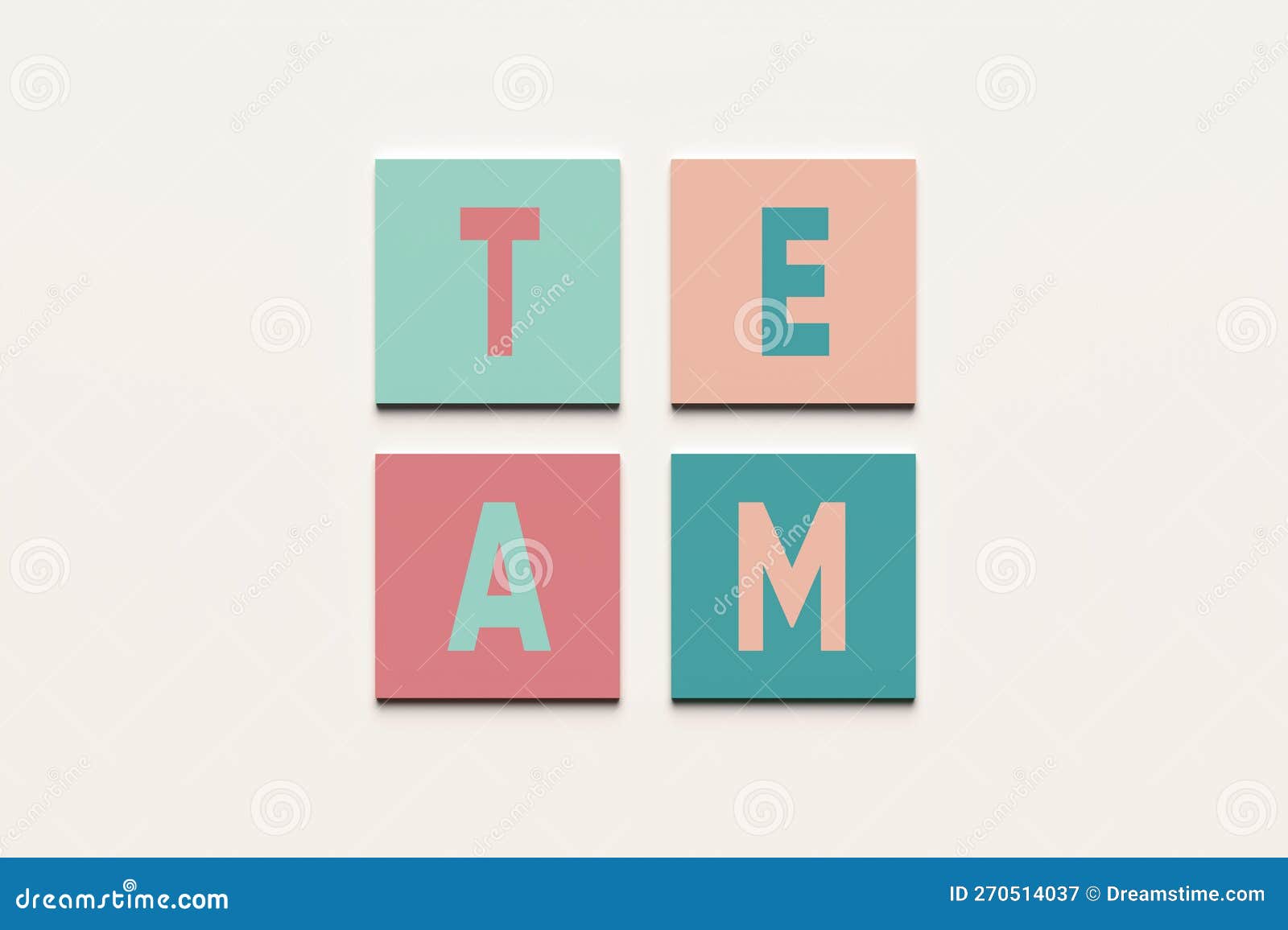 Team and Teamwork in Business or Education Concept. the Word Team on ...