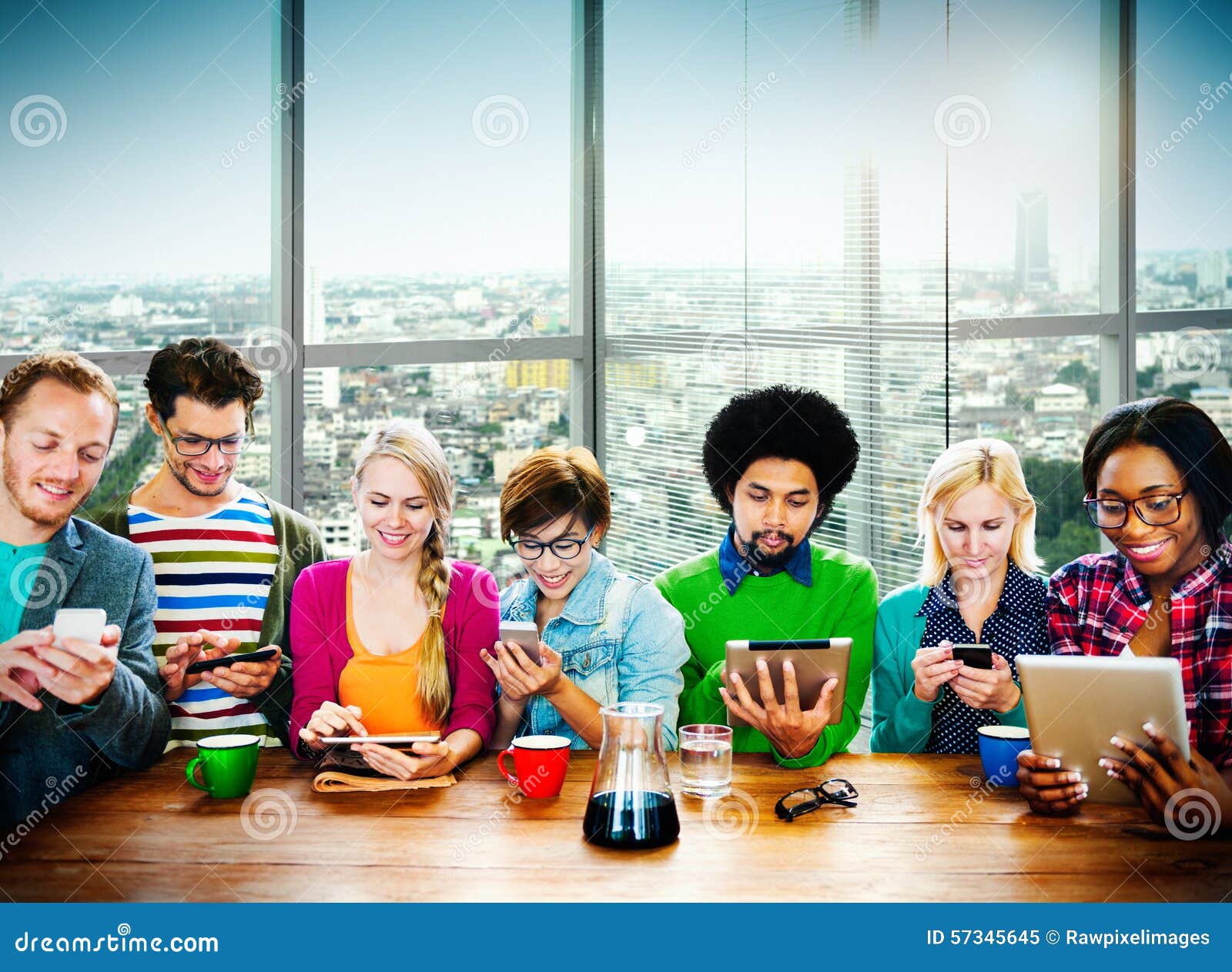 Team Teamwork Discussion Meeting Planning Concept Stock Image - Image ...