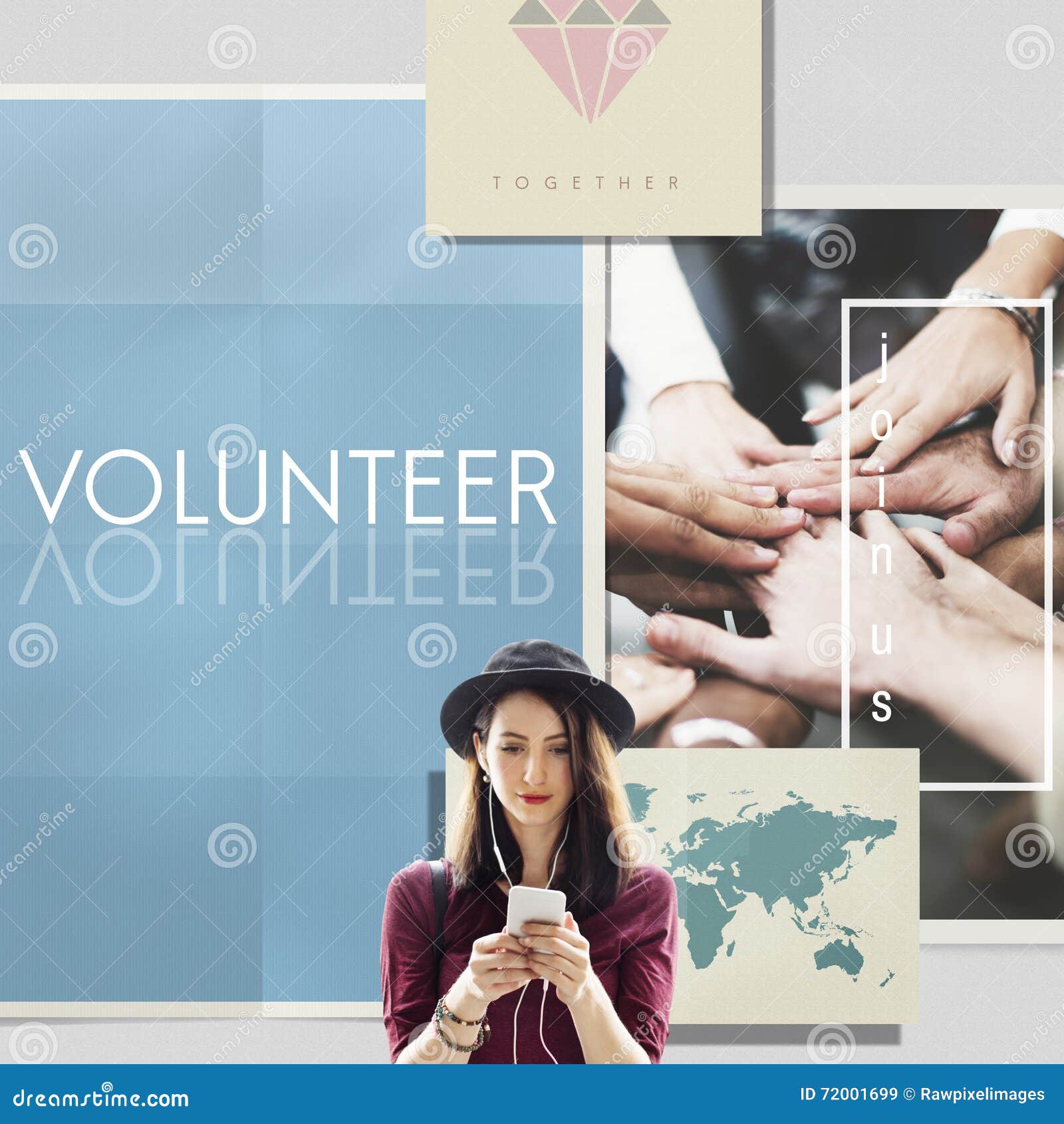 Team Teamwork Help Share Contribute Concept Stock Image - Image of ...