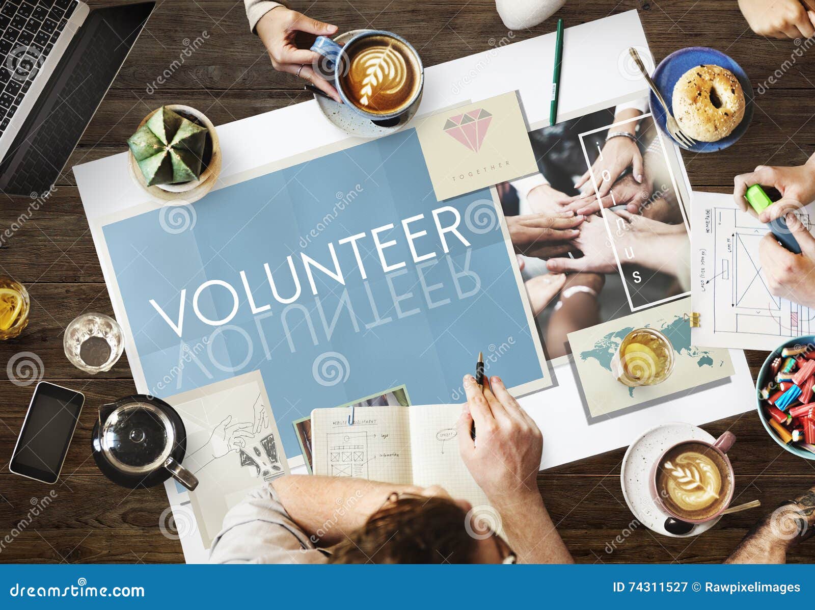 Team Teamwork Help Share Contribute Concept Stock Image - Image of ...