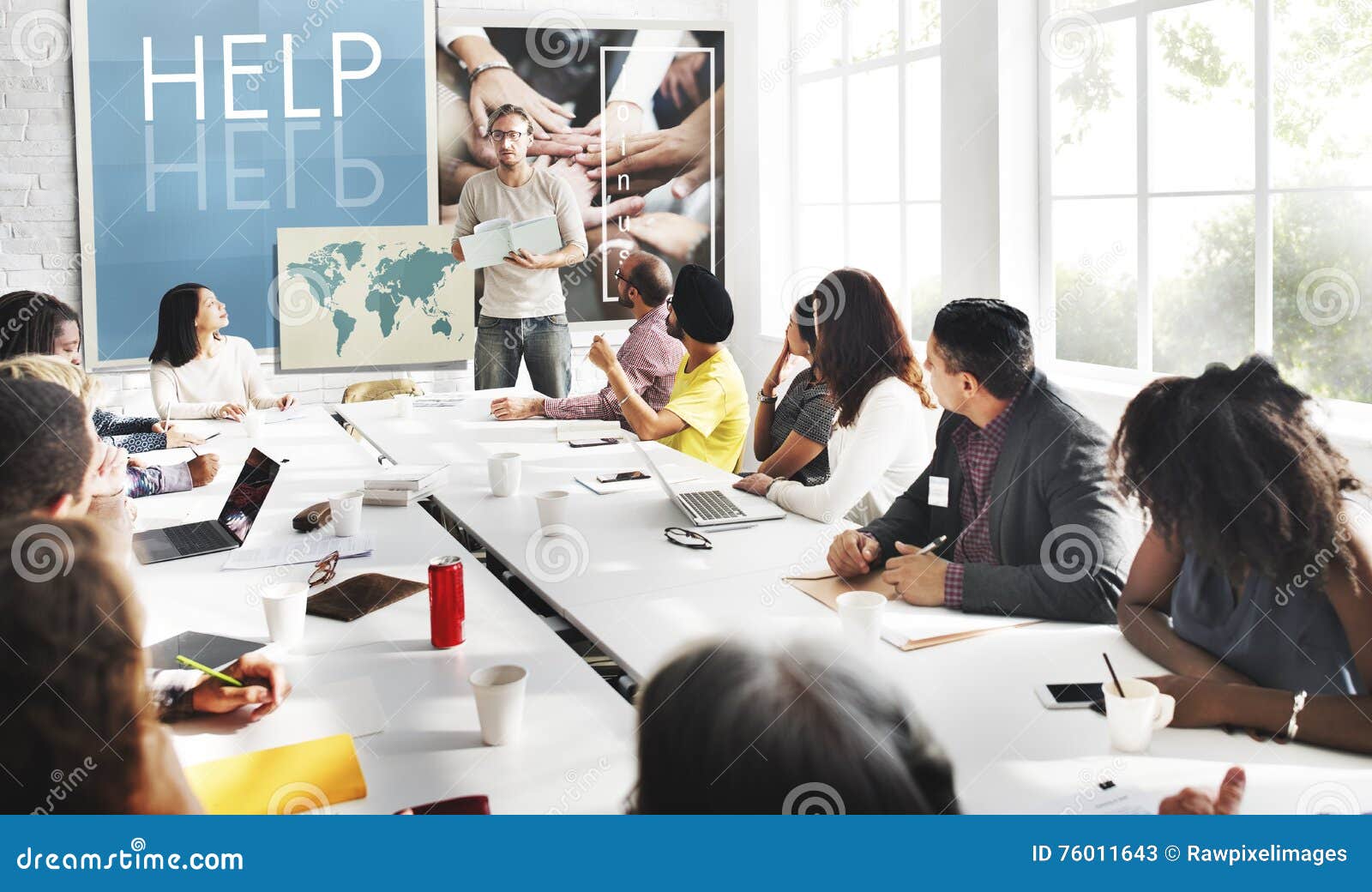 Team Teamwork Help Share Contribute Concept Stock Image - Image of ...