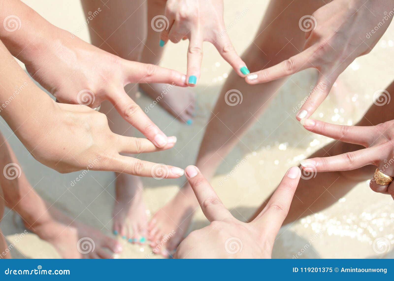 Team Teamwork Join Hands Partnership Concept Stock Image - Image of ...