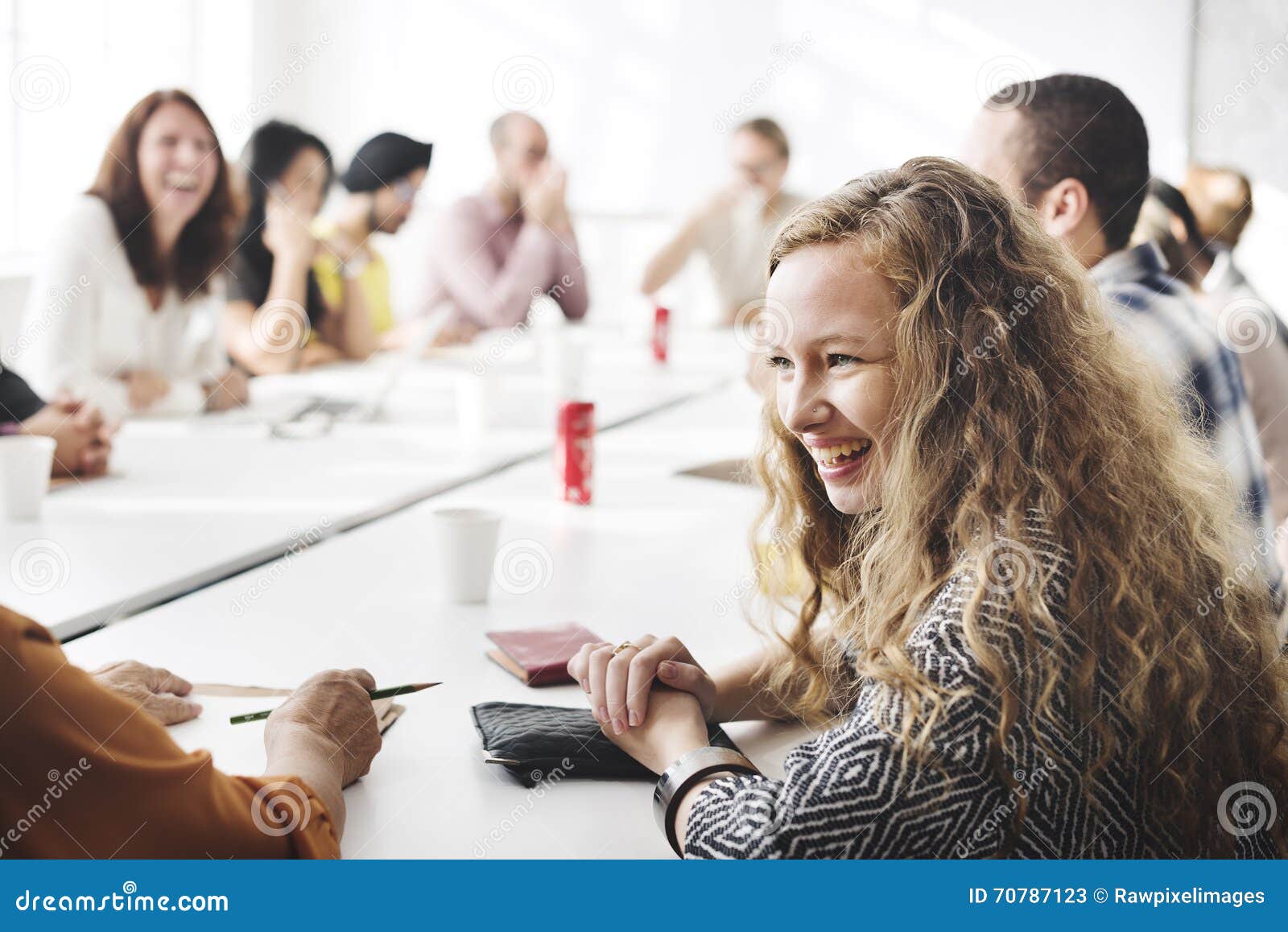 Team Teamwork Meeting Start Up Concept Stock Image - Image of cheerful ...