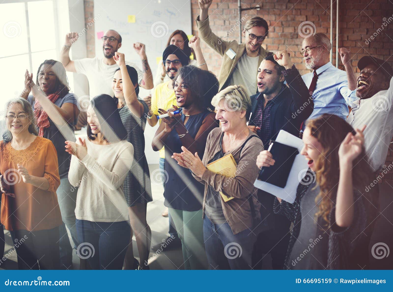 Team Teamwork Meeting Success Happiness Concept Stock Image - Image of ...