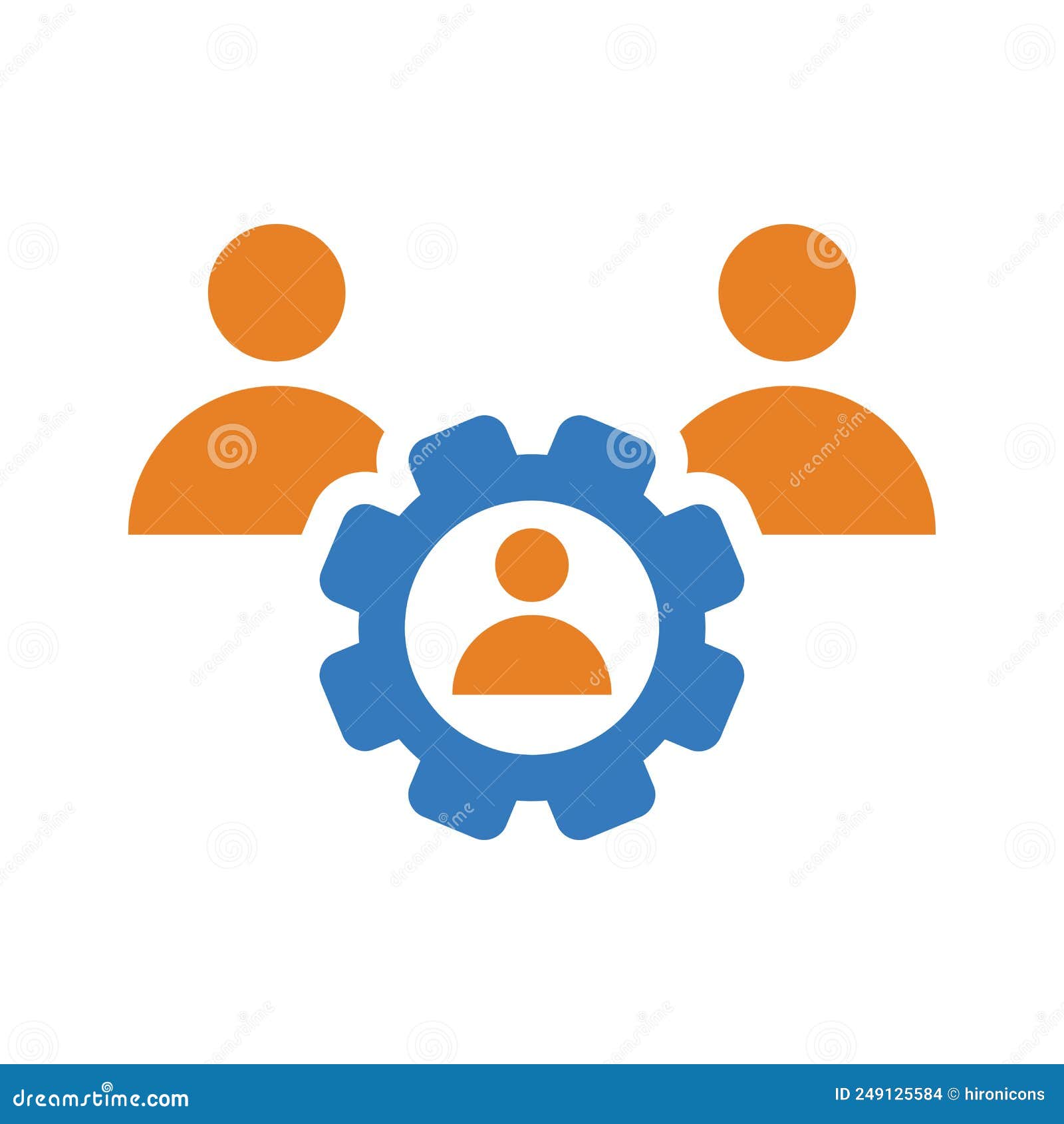 Team, Teamwork, Users Icon. Simple Editable Vector Design Isolated on a ...