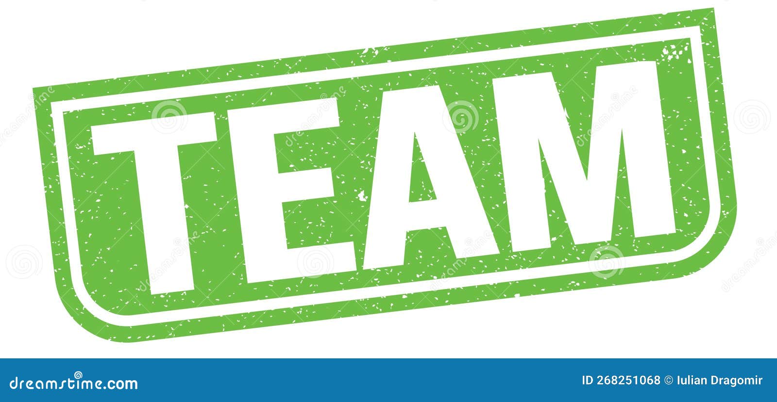 TEAM Text Written on Green Stamp Sign Stock Illustration - Illustration ...