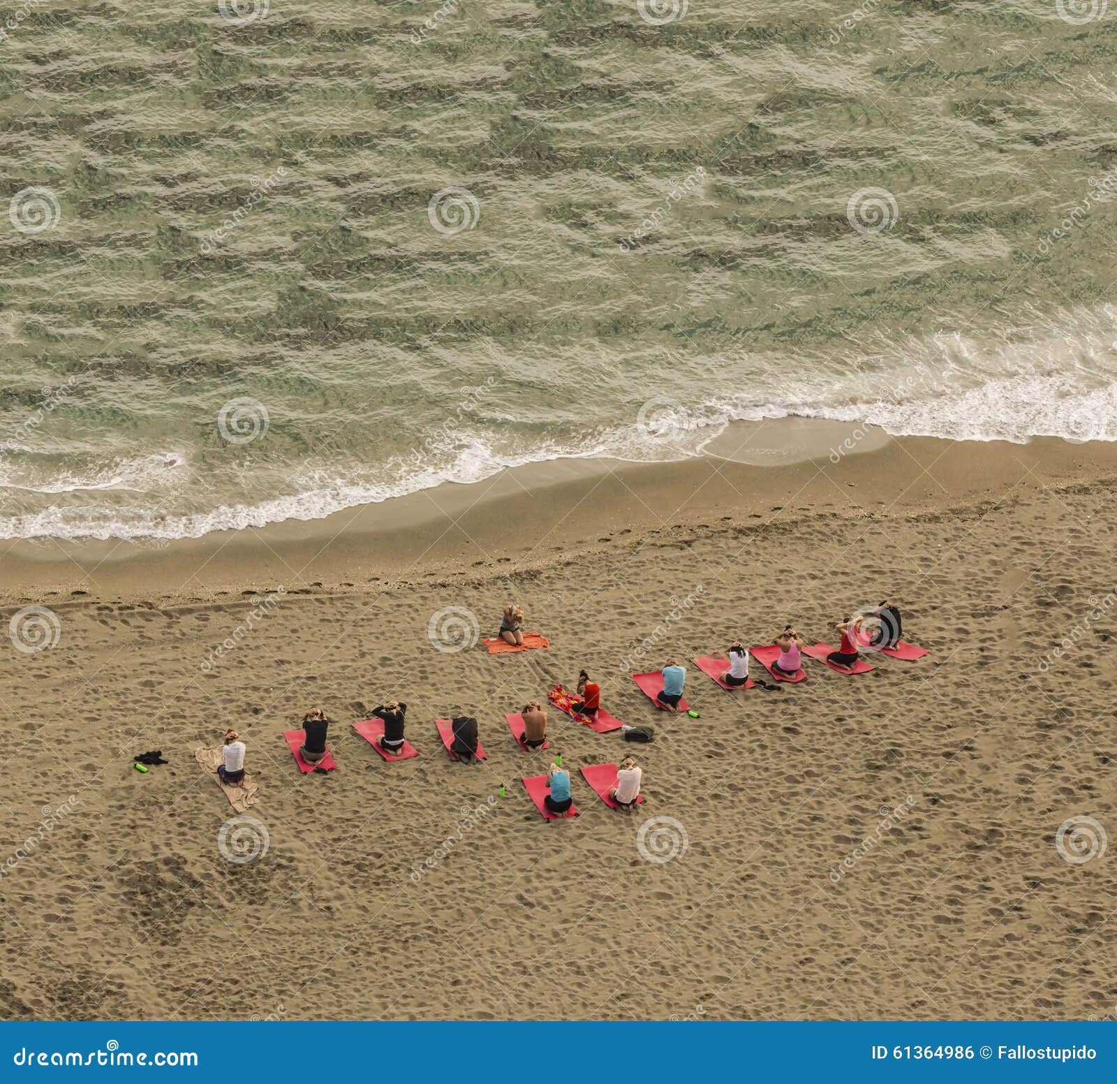 Team training on the beach stock photo. Image of training - 61364986