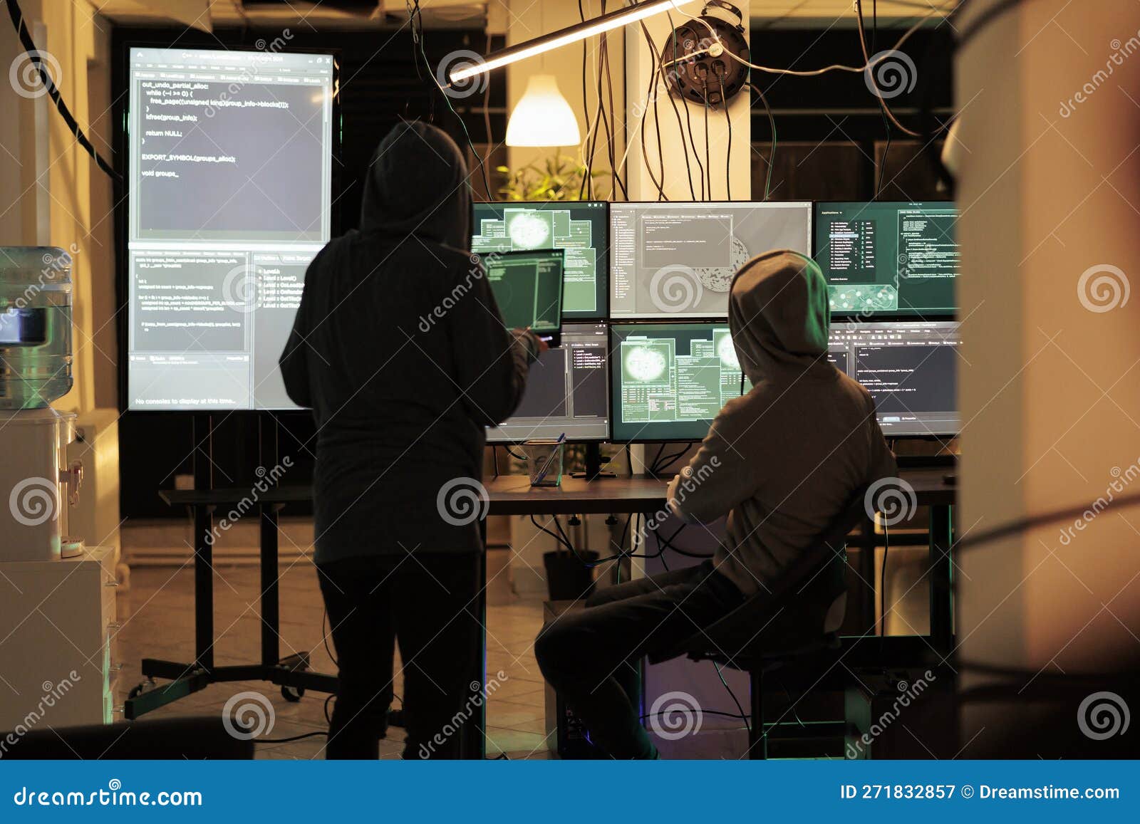 Team Of Thieves Committing Cryptojacking Or Illegal Activities On ...