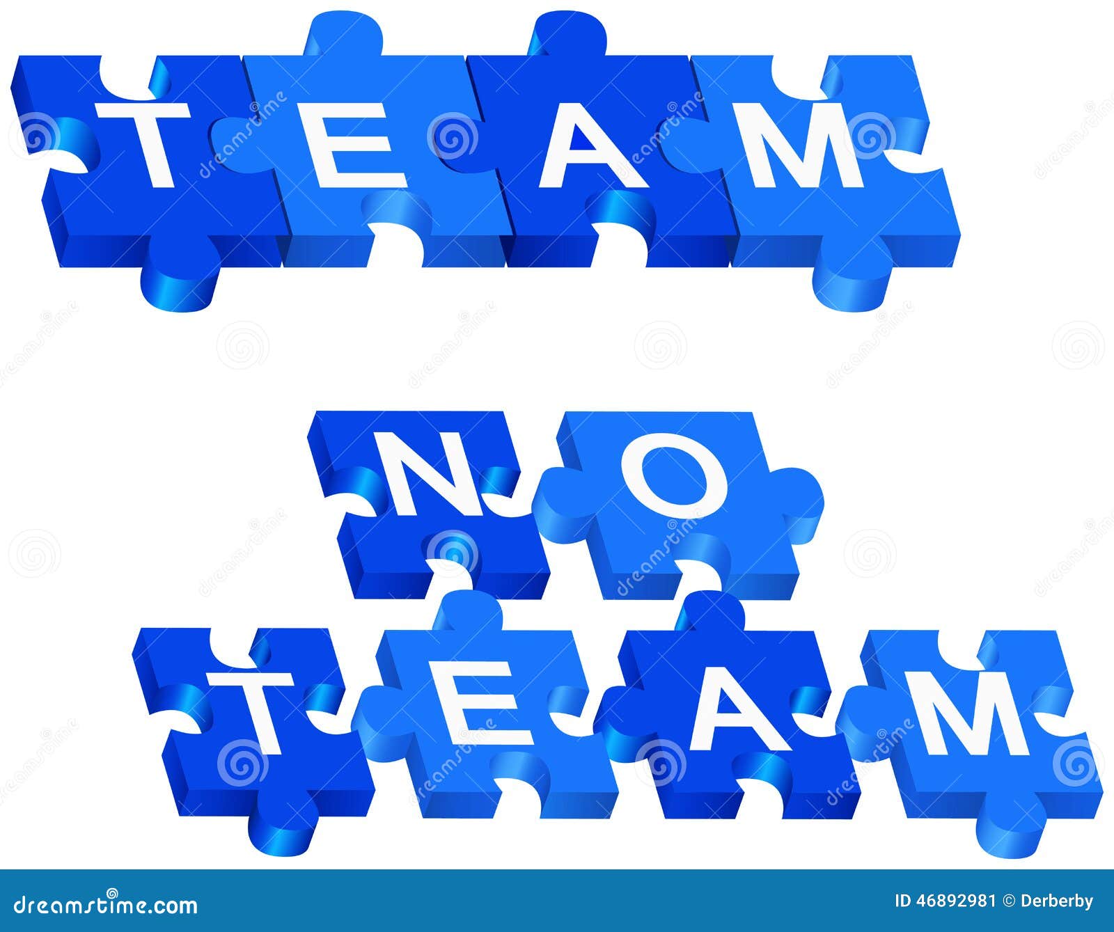 Team und kein Team vektor abbildung. Illustration von glänzend - 46892981