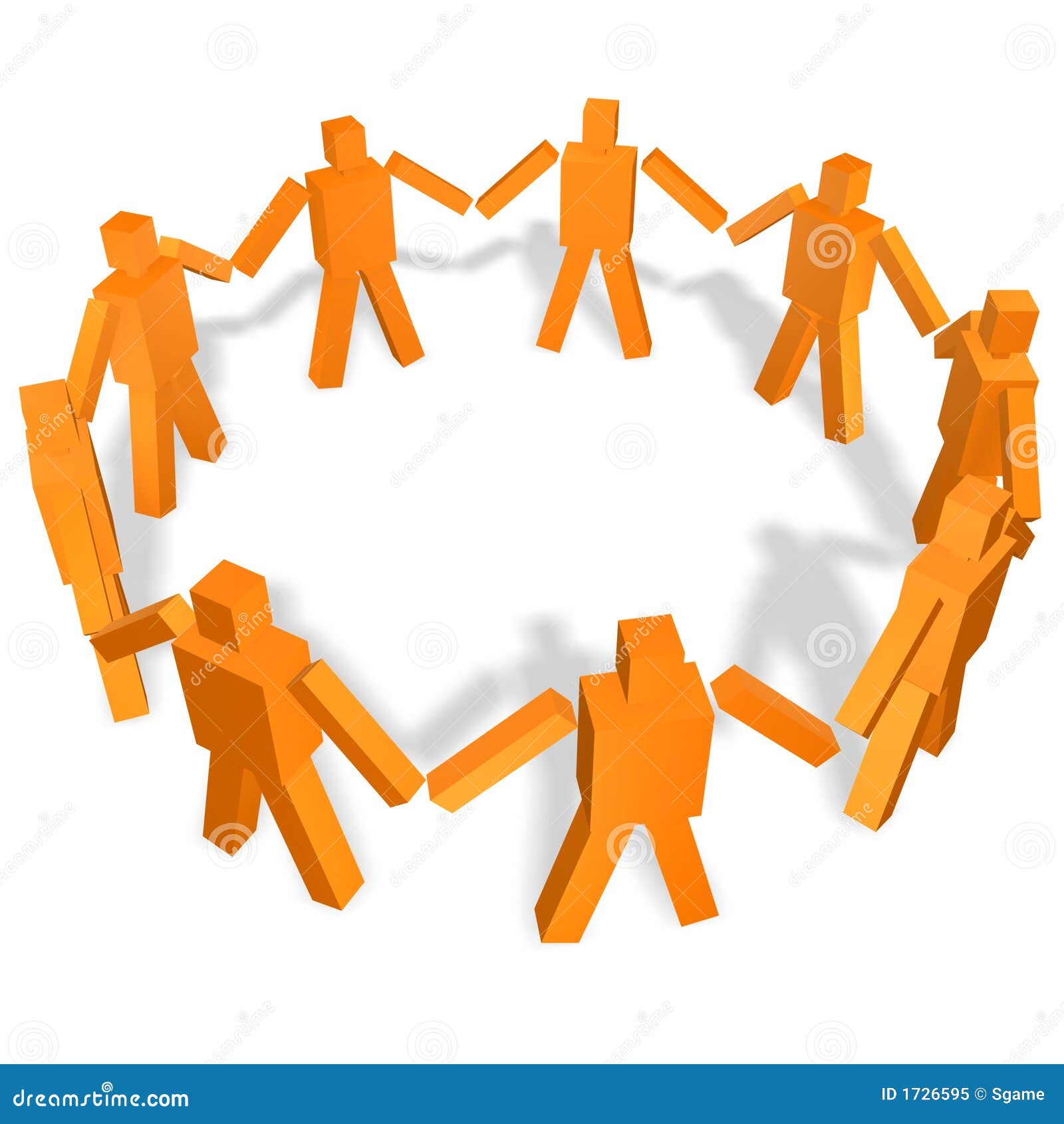 Team union stock illustration. Illustration of square - 1726595