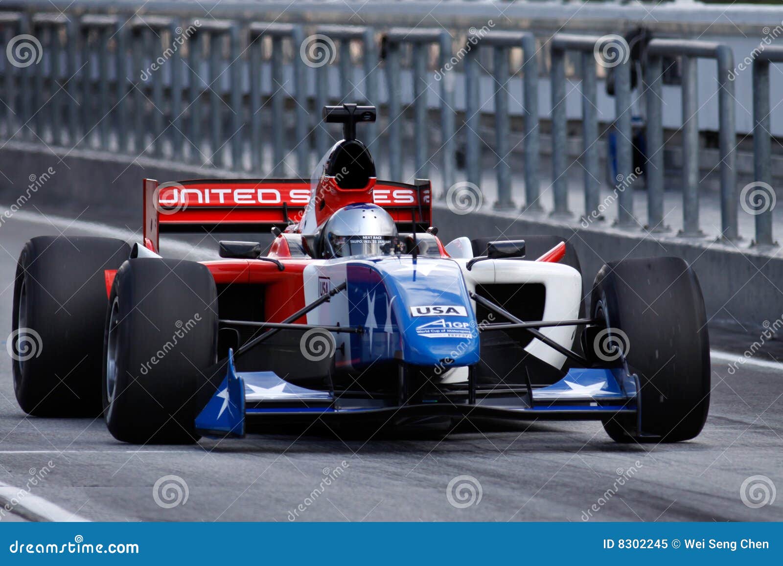 Team USA A1 GP car editorial image. Image of america, people - 8302245
