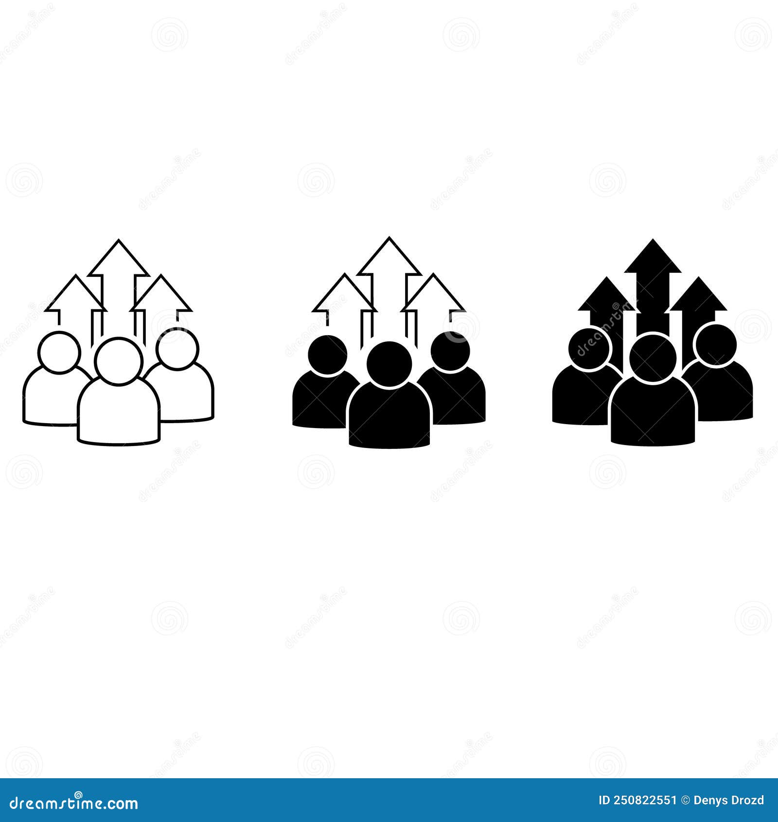 Team Vector Icon Set. Teamwork Illustration Sign Collection ...