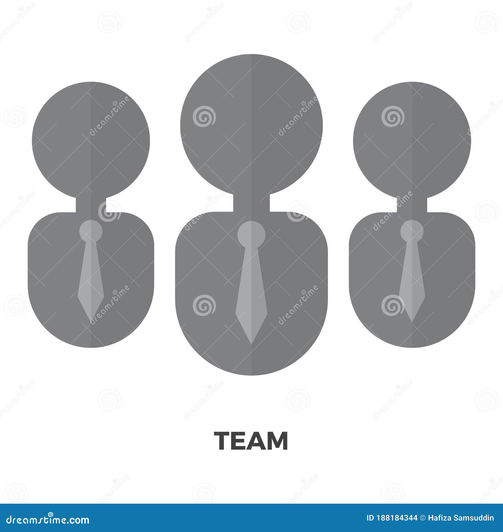 Team. Vector Illustration Decorative Design Stock Vector - Illustration ...