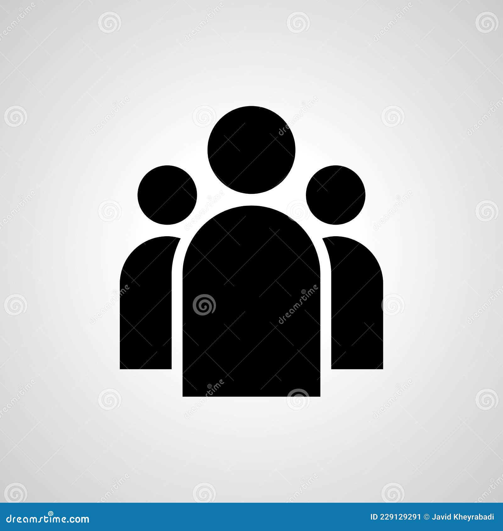 Team Vector Simple Icon. Team Isolated Icon Stock Illustration ...