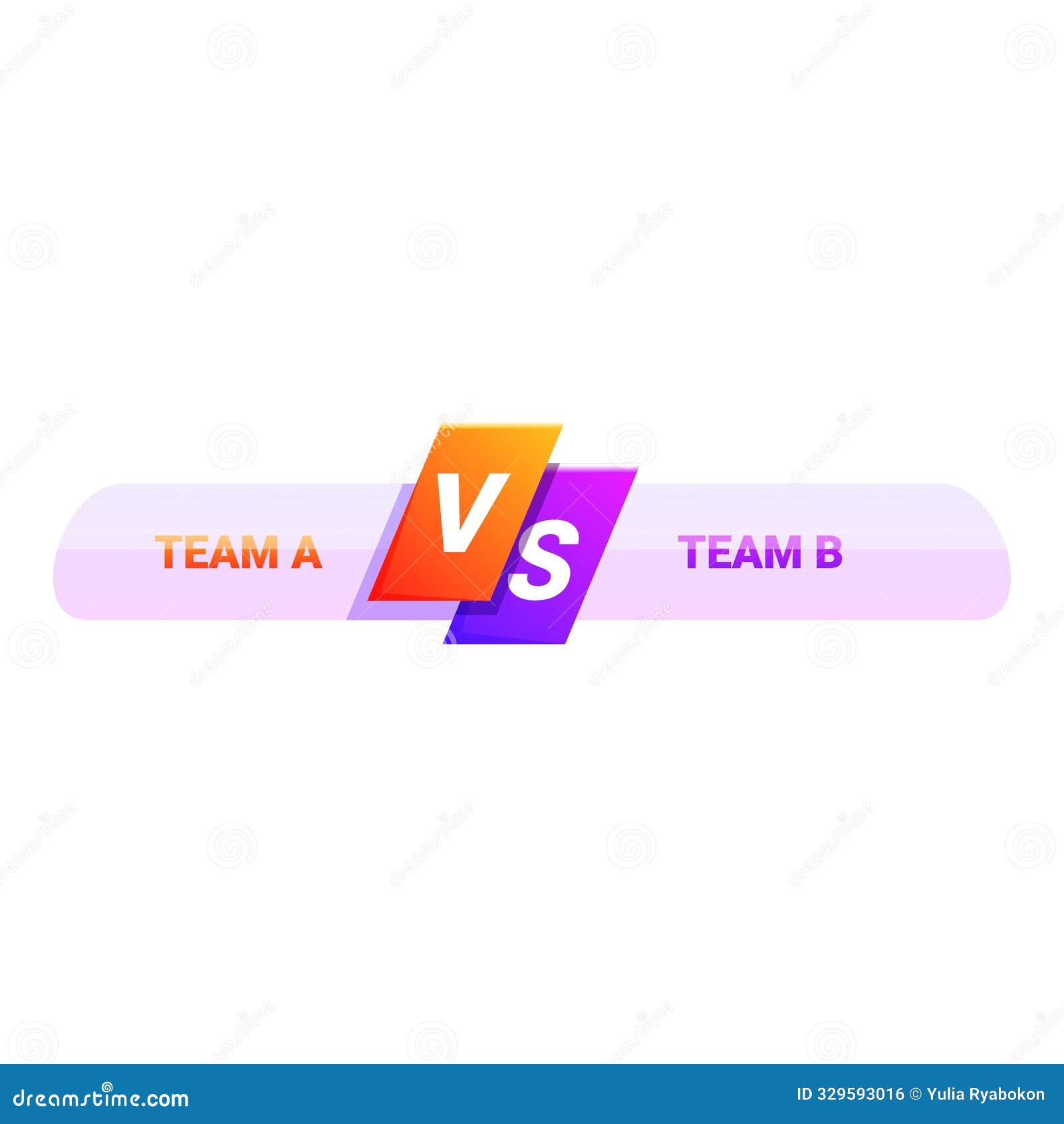 Team a Versus Team B Scoreboard Displaying Competition Stock ...