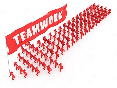 Team walking forward stock illustration. Illustration of company - 17643218