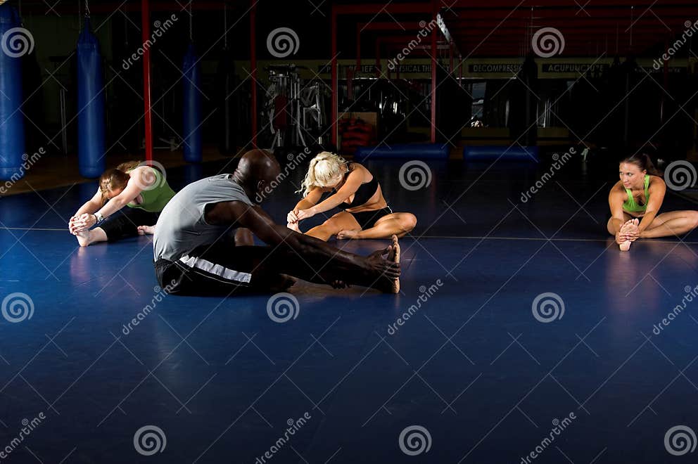 Team Warm up Stretch stock image. Image of focused, martial - 2752681