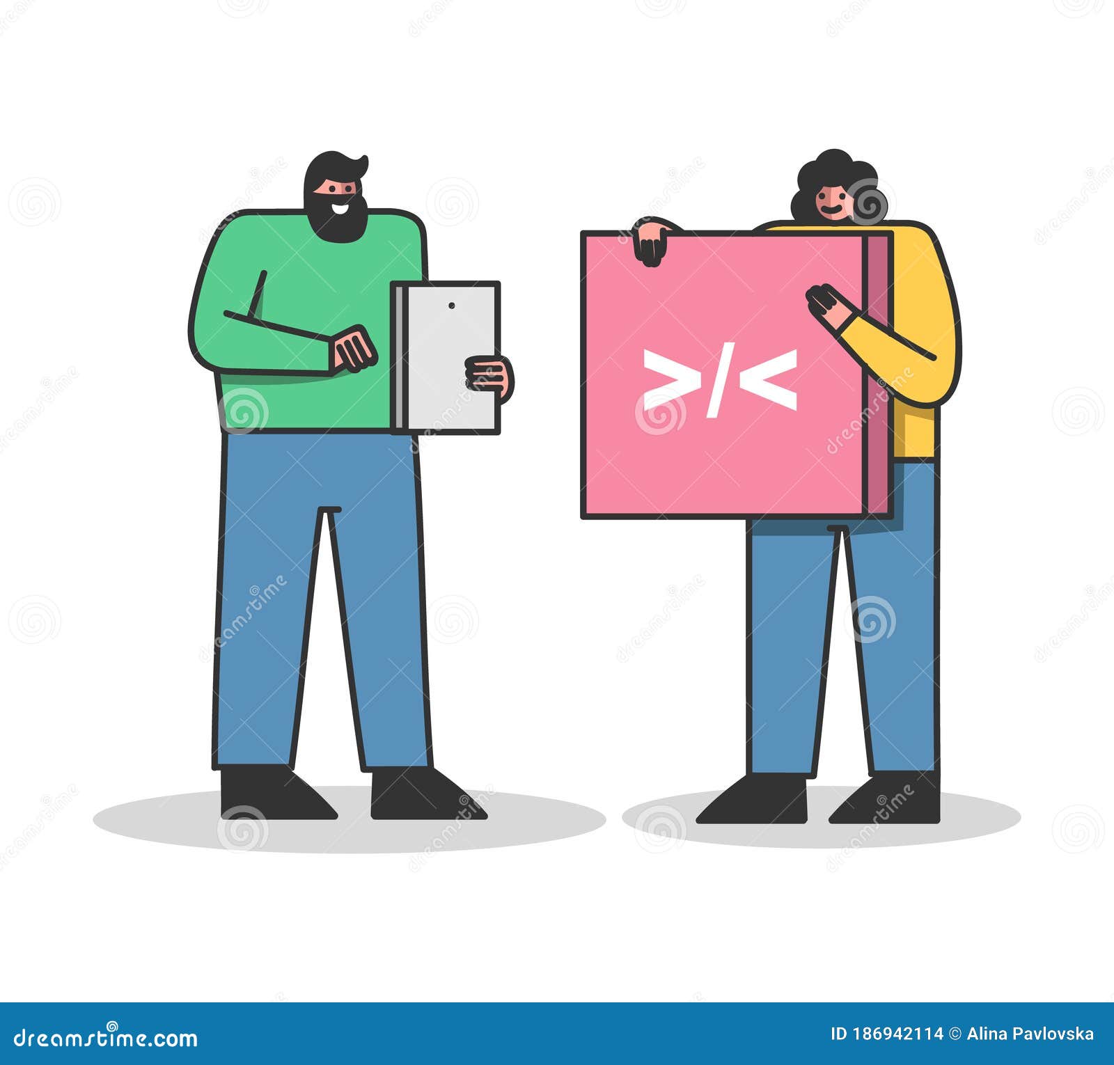 Programming Symbols Set. Hypertext Markup, Personal Home Page ...