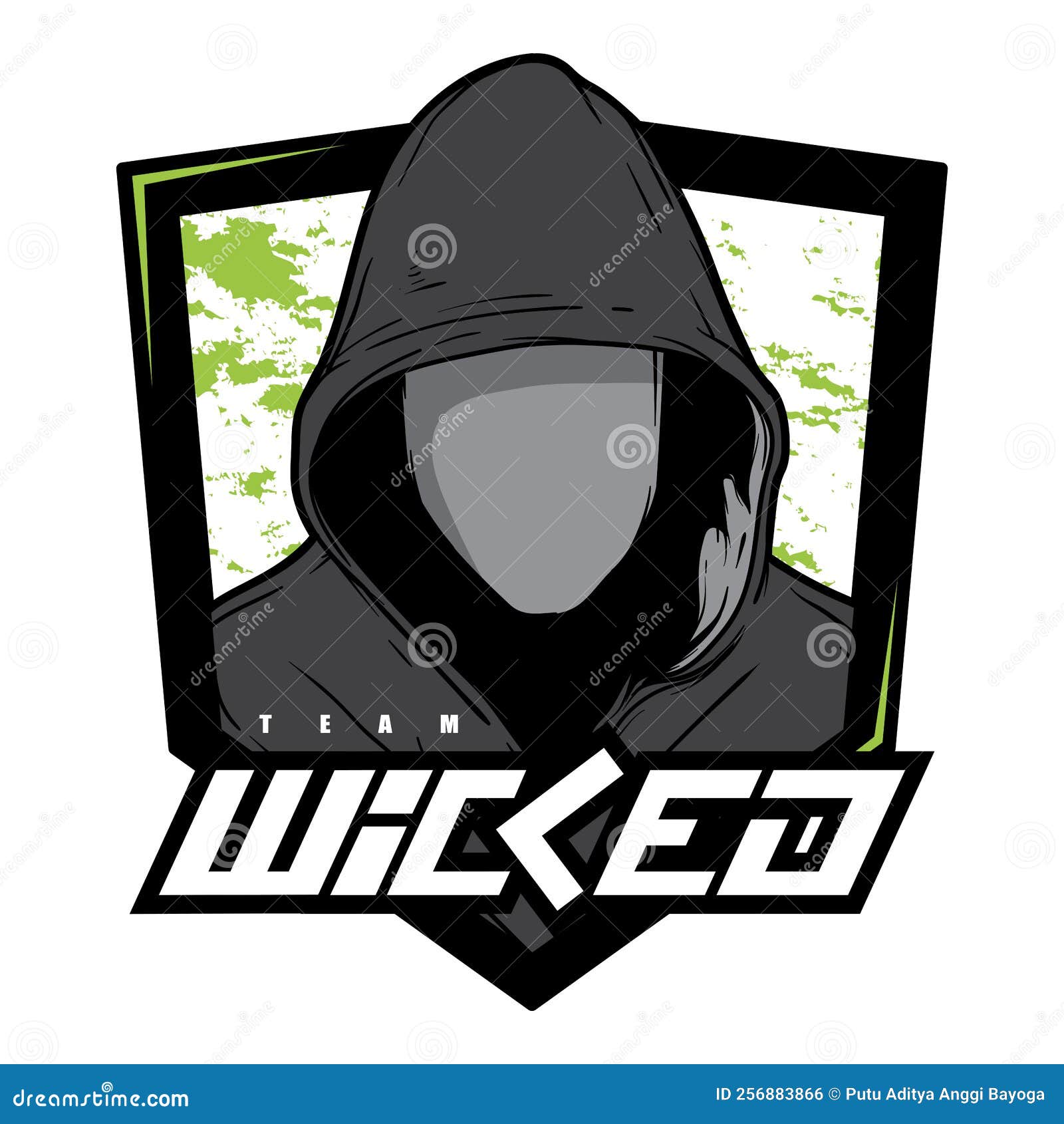 Team wicked mascot stock vector. Illustration of mascot - 256883866