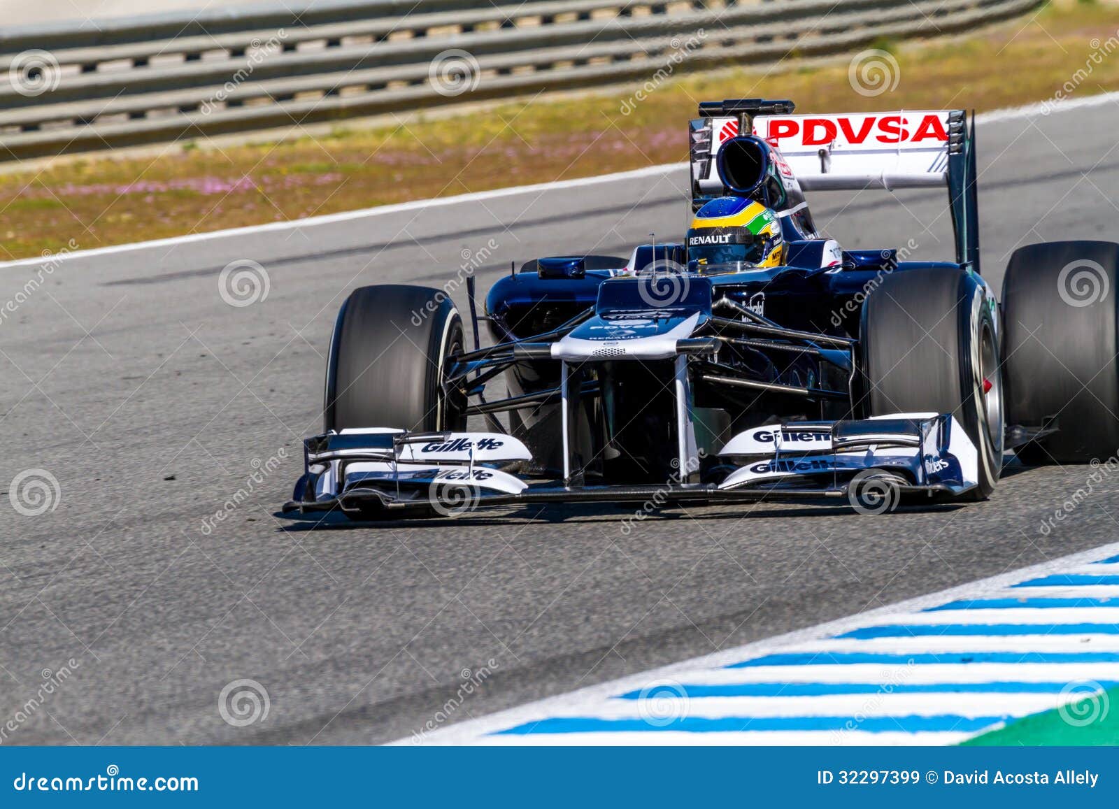 Team Williams F1, Bruno Senna, 2012 Immagine Stock Editoriale ...