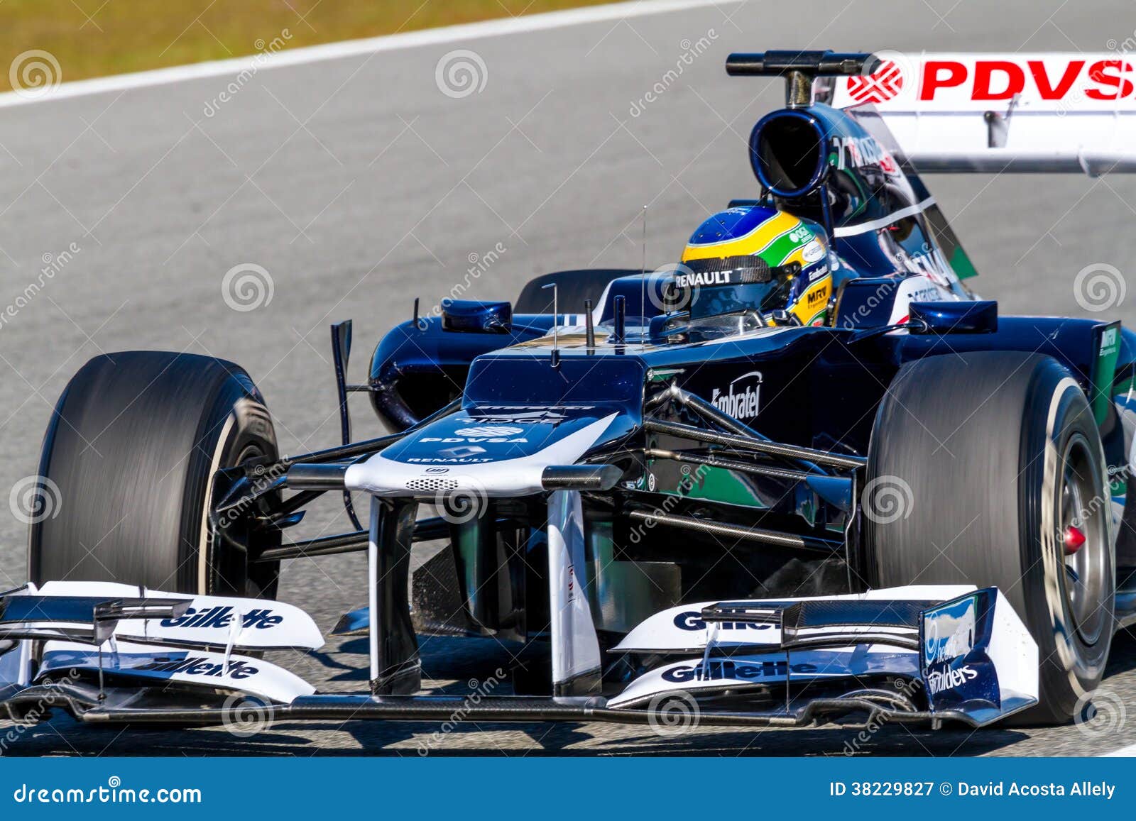 Team Williams F1, Bruno Senna, 2012 Editorial Photography - Image of ...