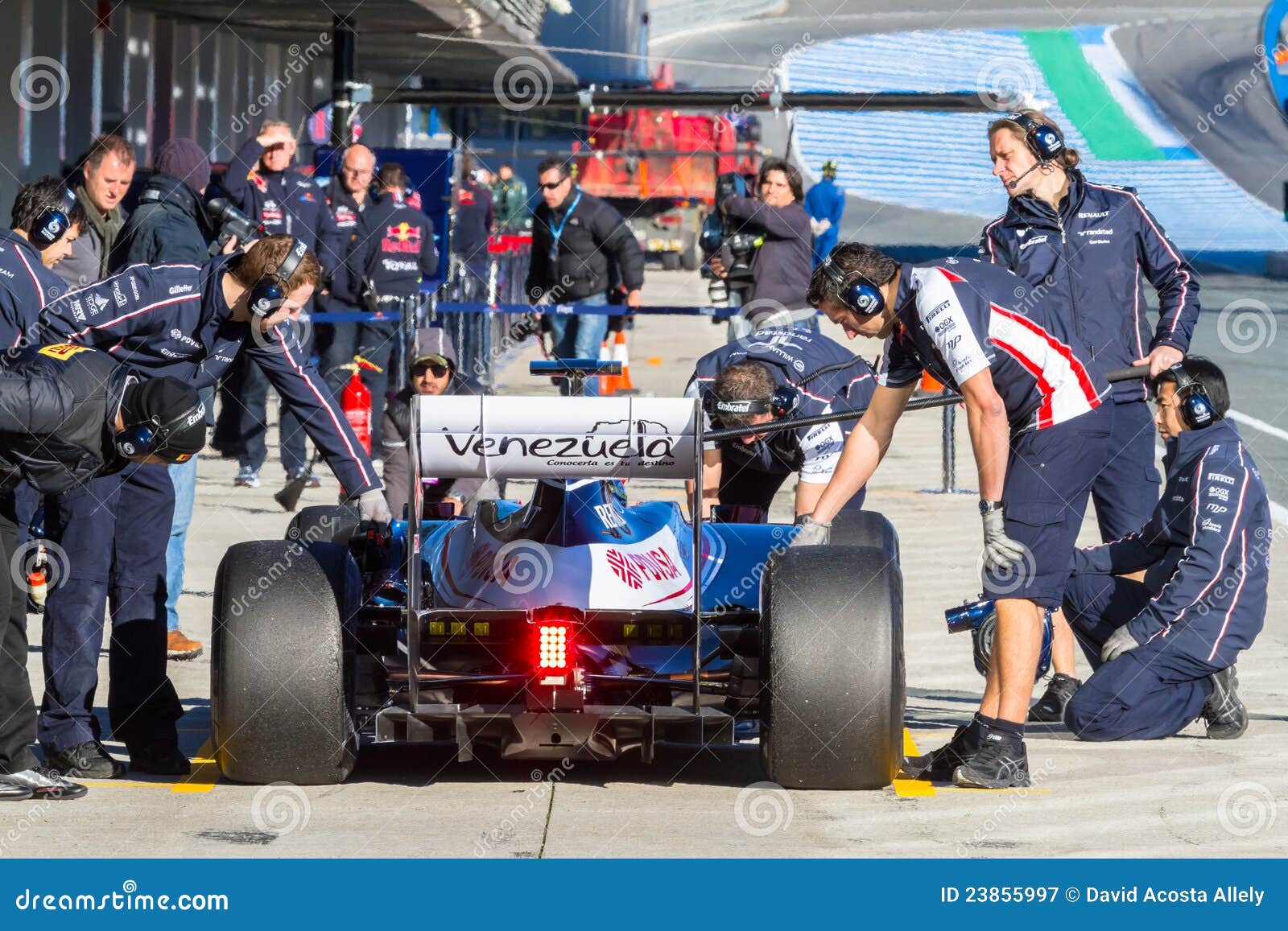 Team Williams F1, Pastor Maldonado, 2012 Editorial Photography - Image ...