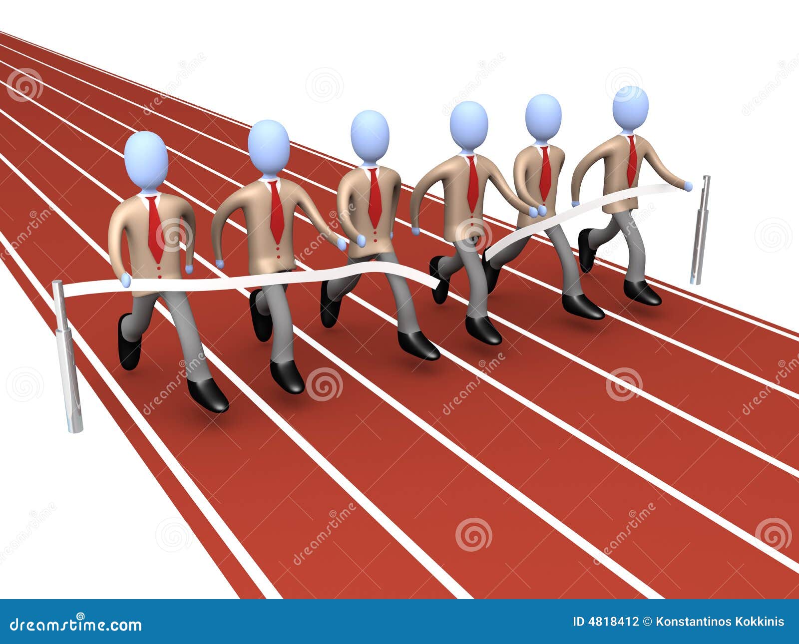 Team Winning stock illustration. Illustration of concept - 4818412