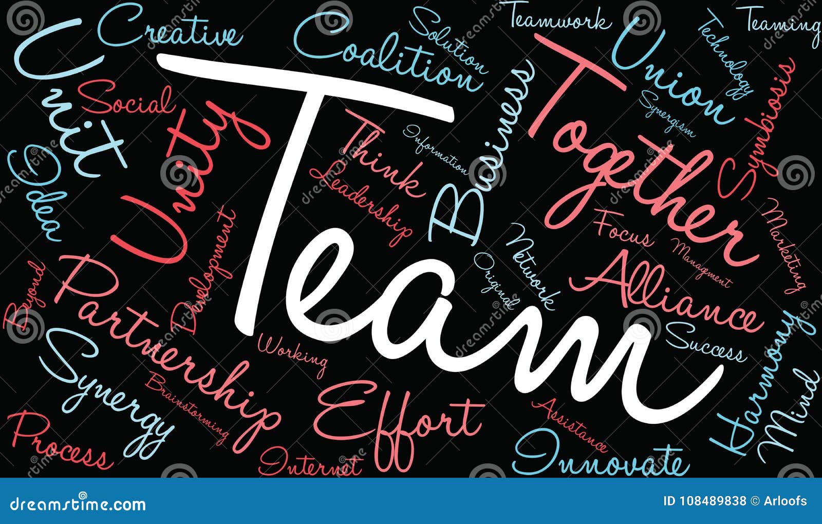 Team Word Cloud stock vector. Illustration of innovate - 108489838