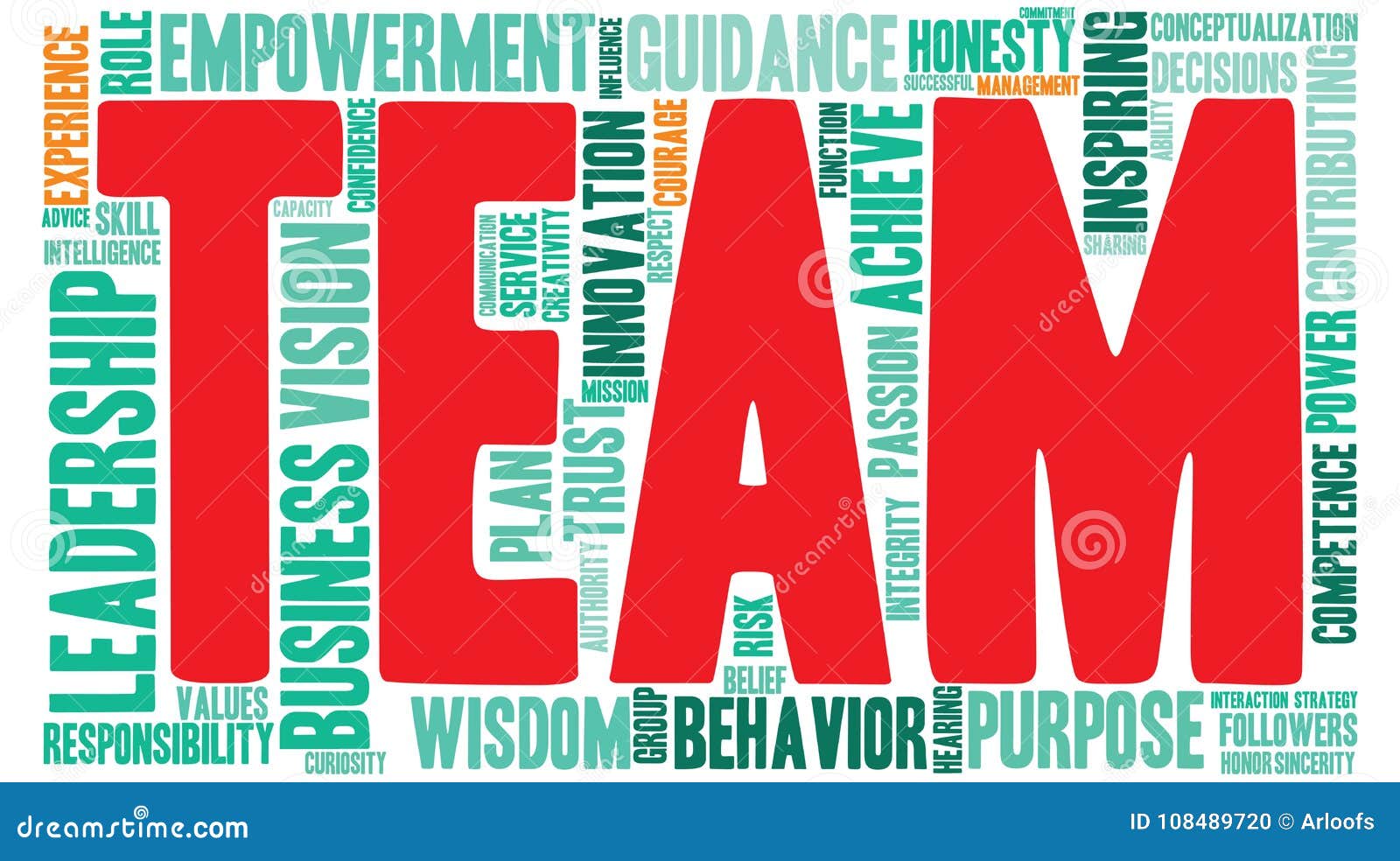 Team Word Cloud stock vector. Illustration of brainstorming - 108489720